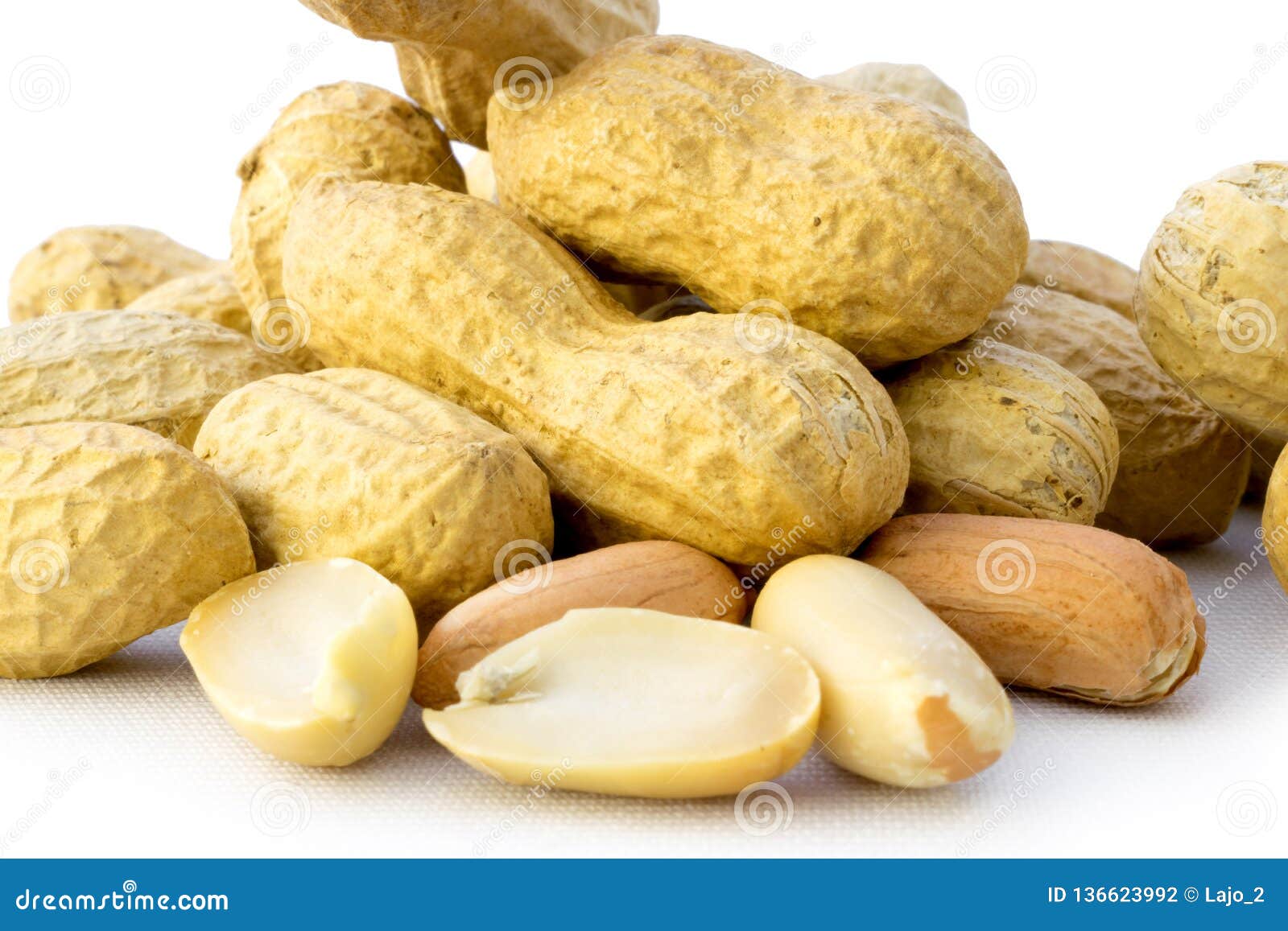 Peanuts stock photo. Image of isolate, diet, organic - 136623992
