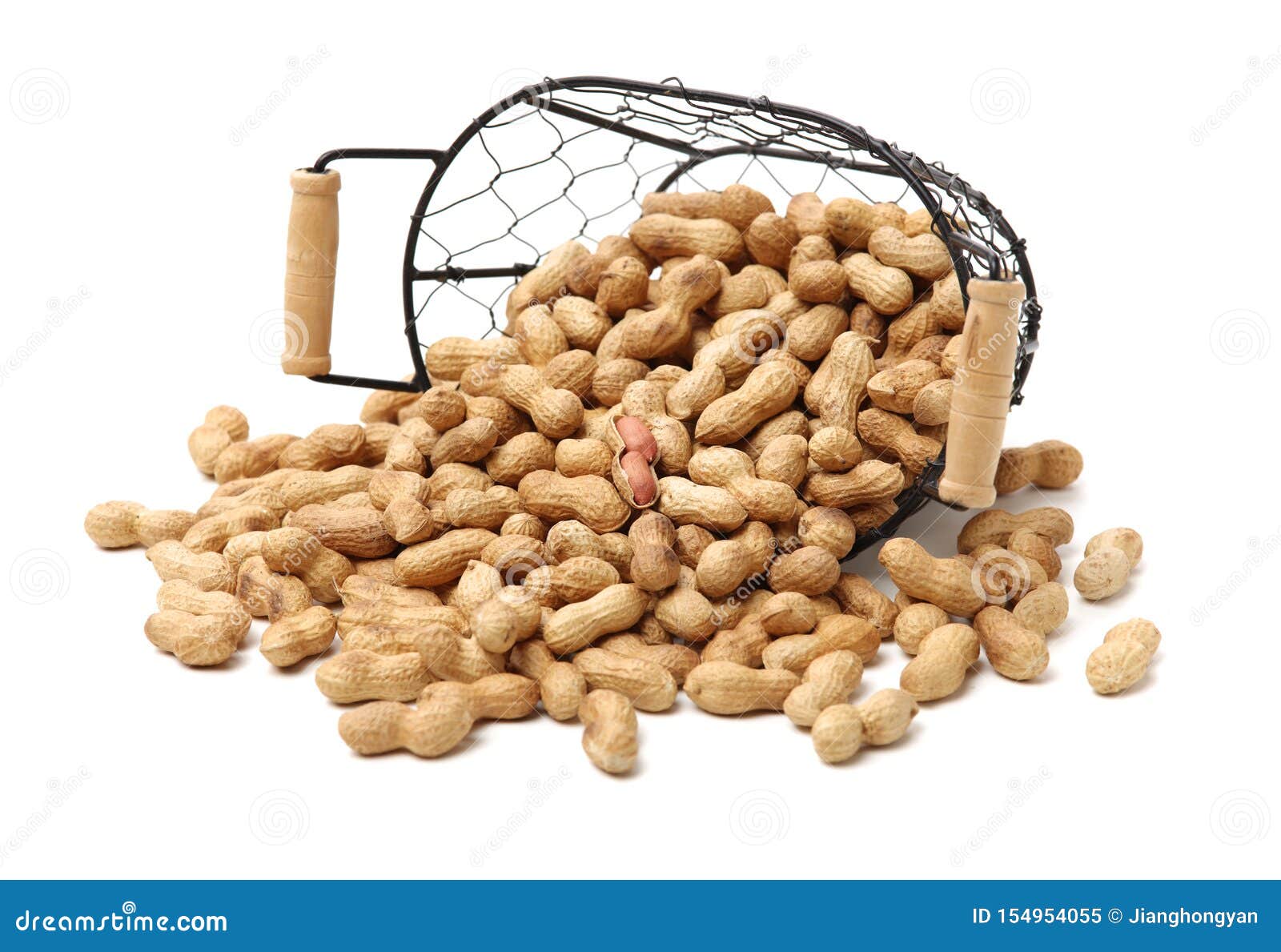Peanuts on White Background Stock Image - Image of heap, health: 154954055