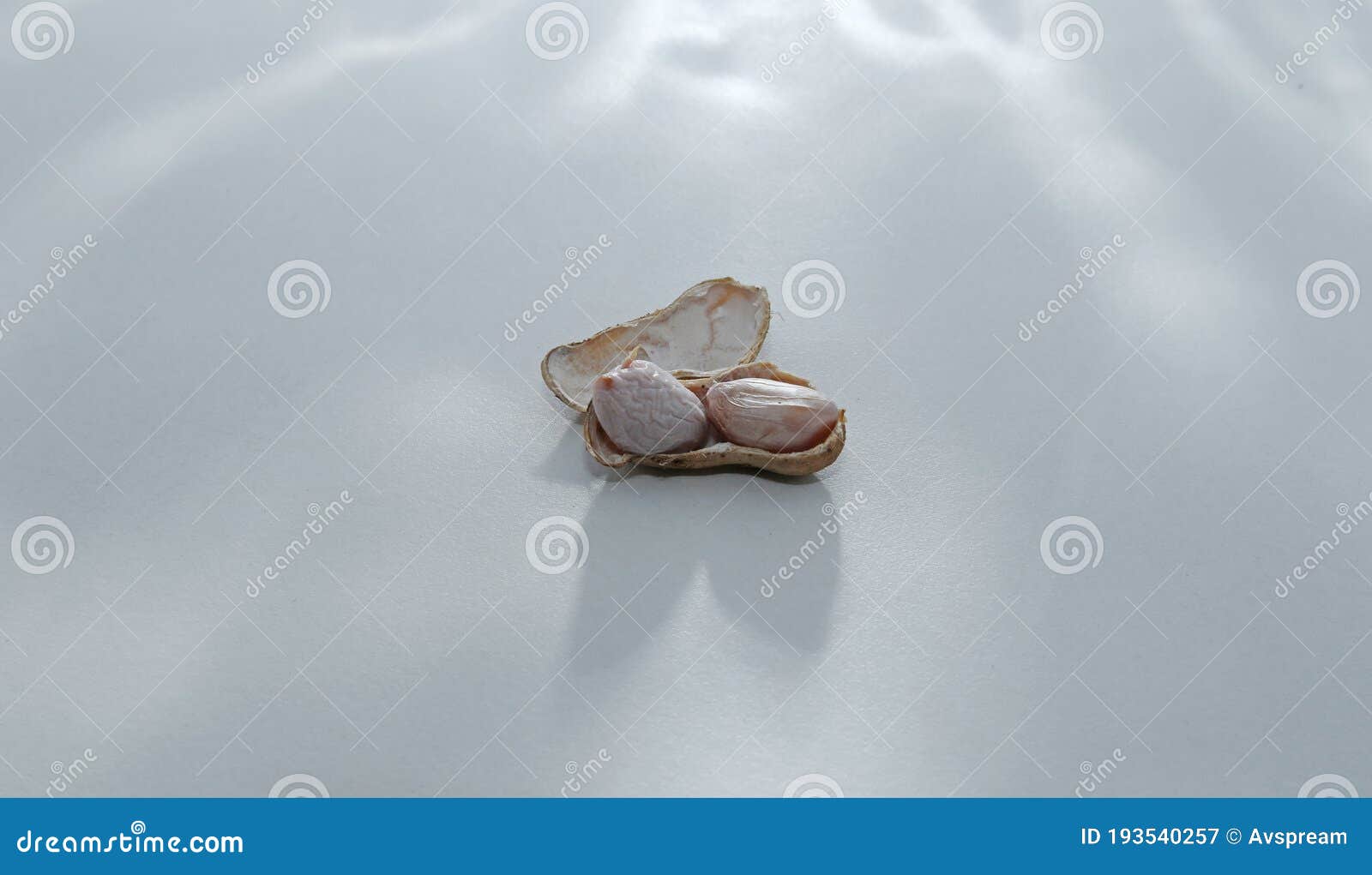 Peanuts on White Background with Sun Rays Shadow Stock Image - Image of ...