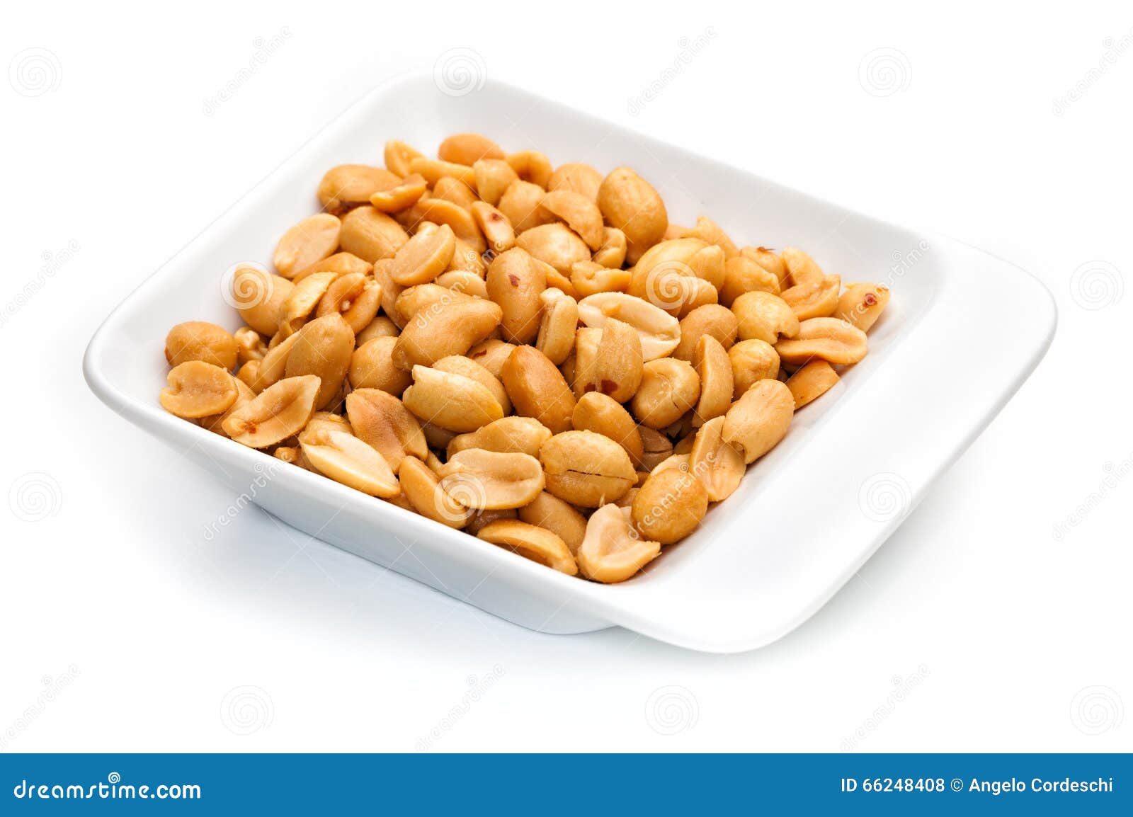 Peanuts in white container stock photo. Image of homemade - 66248408