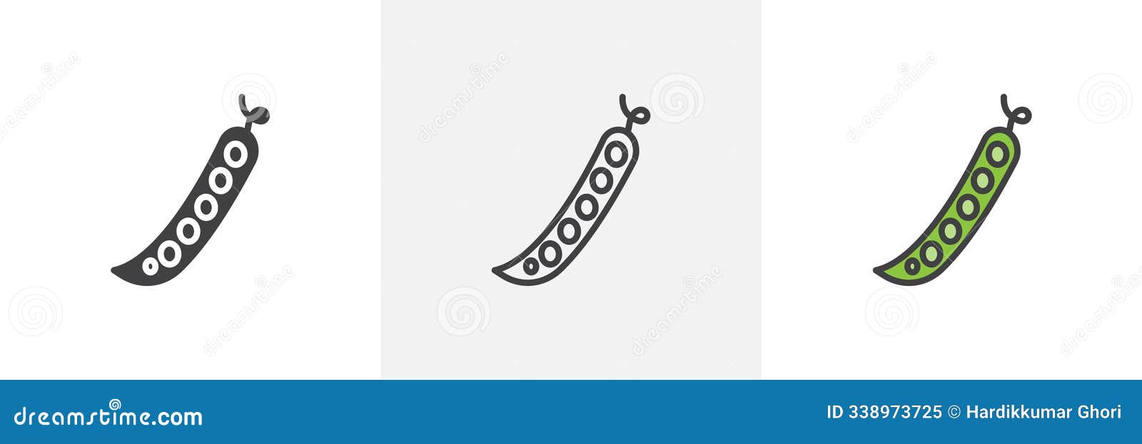 Peapod Cute Kawaii App Character Cartoon Vector | CartoonDealer.com ...