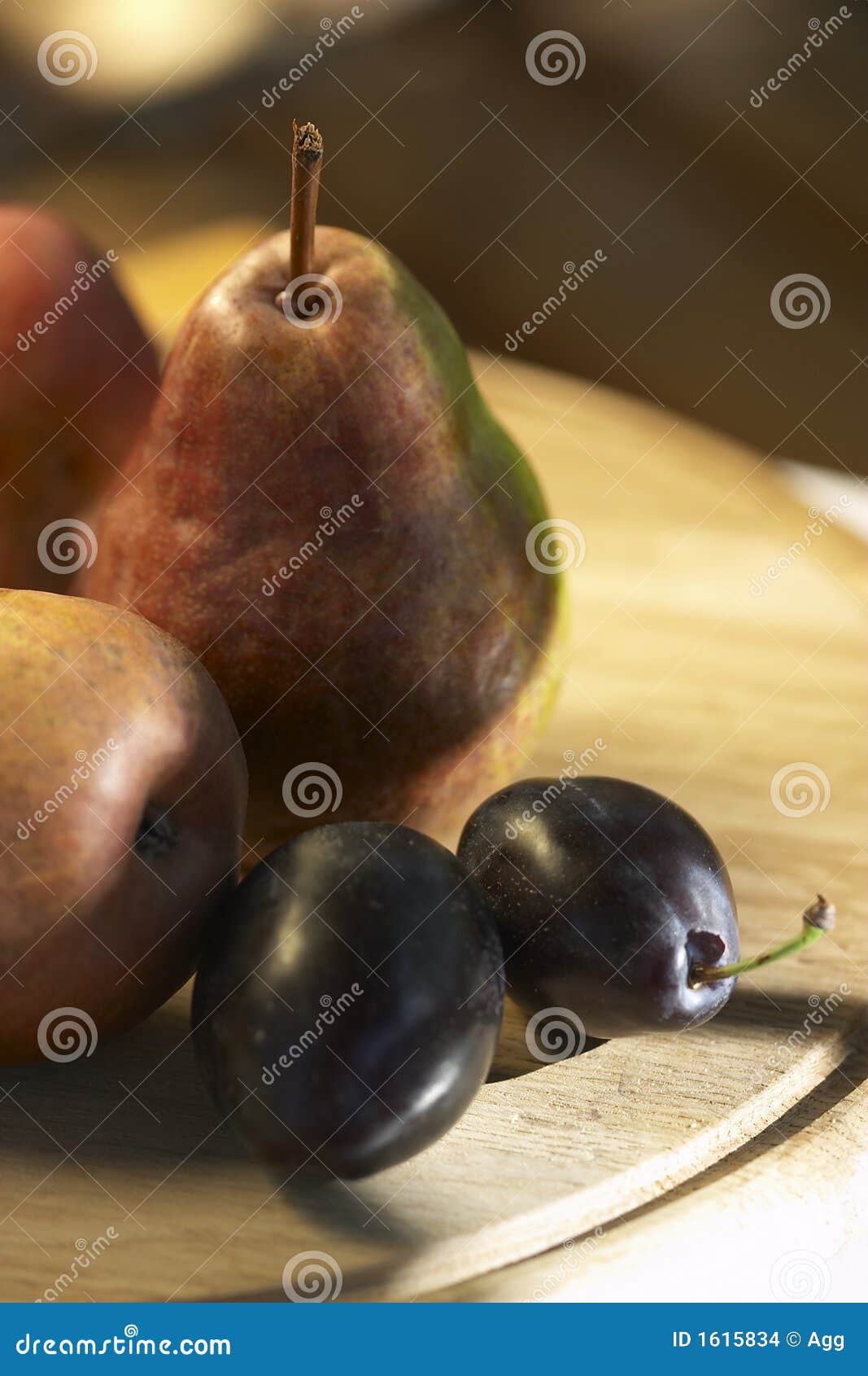Pear anf plum stock photo. Image of nature, garden, fruit - 1615834