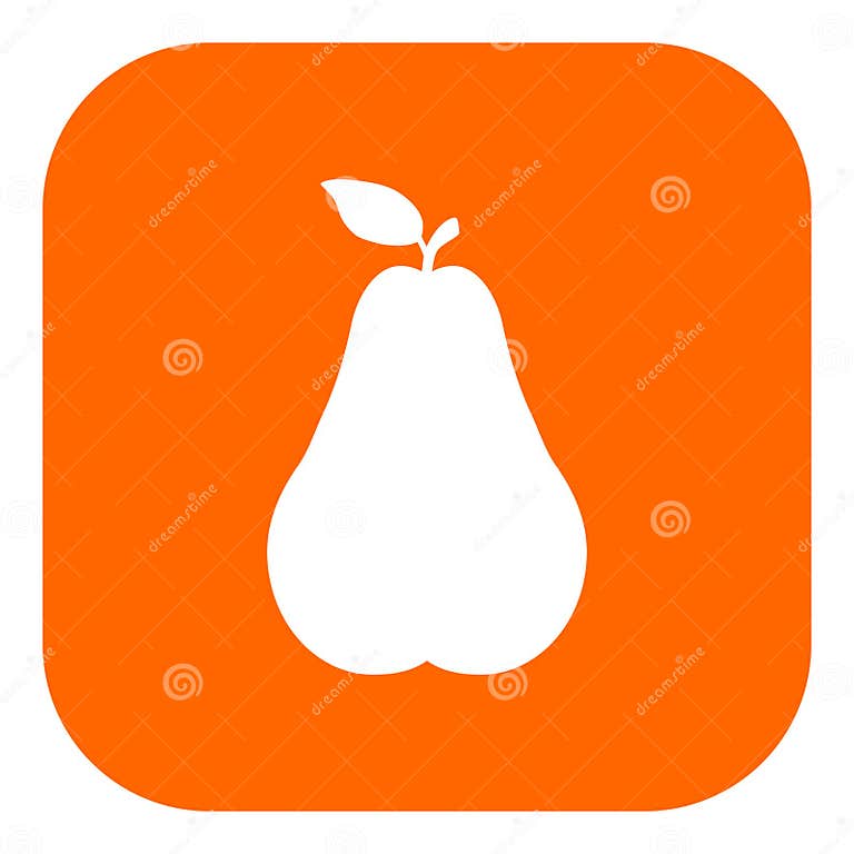 Pear and app icon stock vector. Illustration of white - 238371413