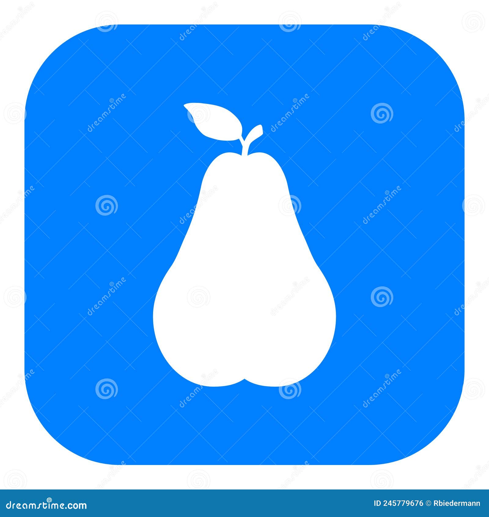 Pear and app icon stock vector. Illustration of icon - 245779676