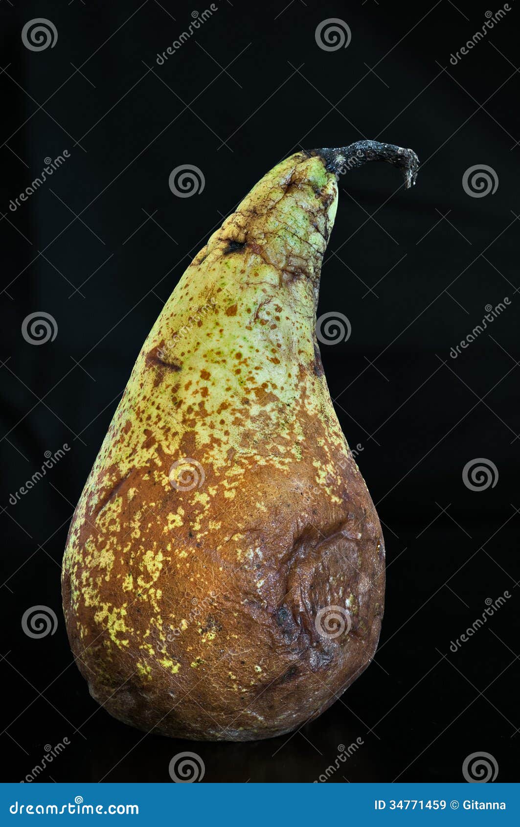 Pear decaying stock image. Image of natural, idea, healthy - 34771459