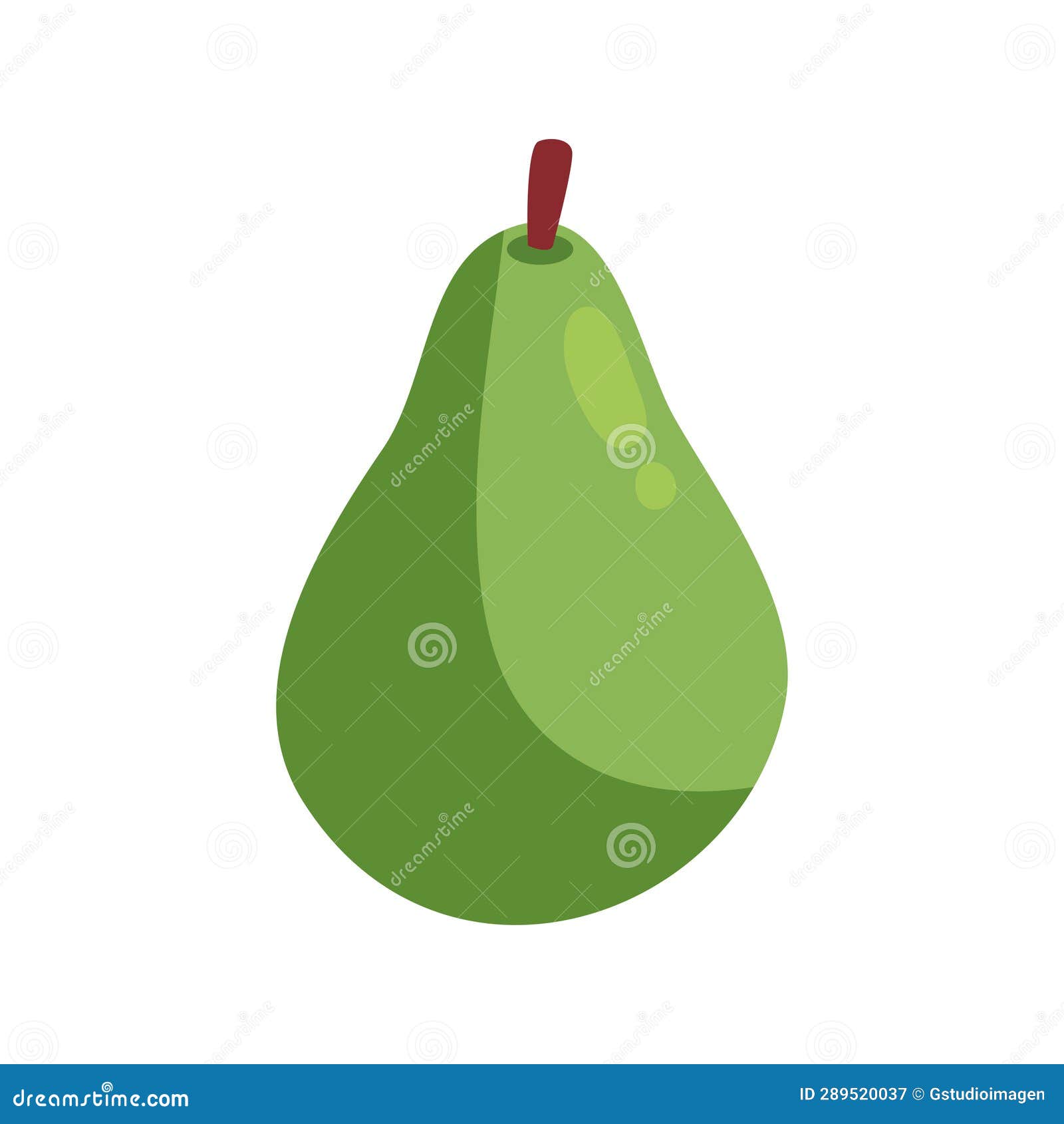 Pear fresh fruit icon stock illustration. Illustration of delicious ...
