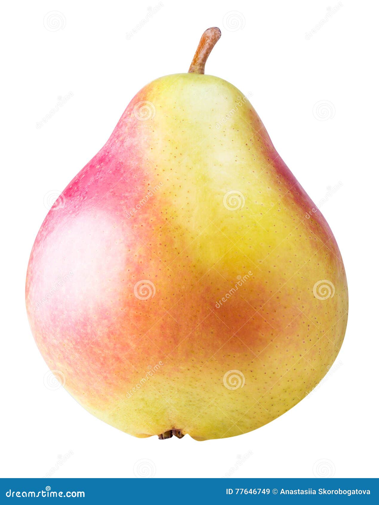 Pear Fruit Isolated on White Background Stock Image - Image of fruit ...