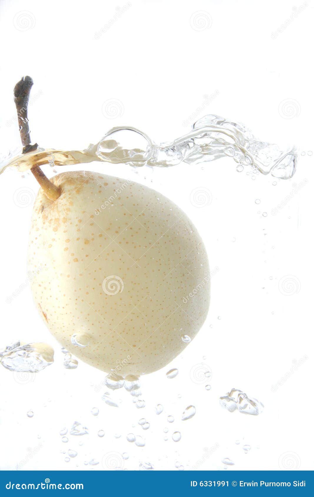 Pear fruit splash stock image. Image of bubble, background - 6331991