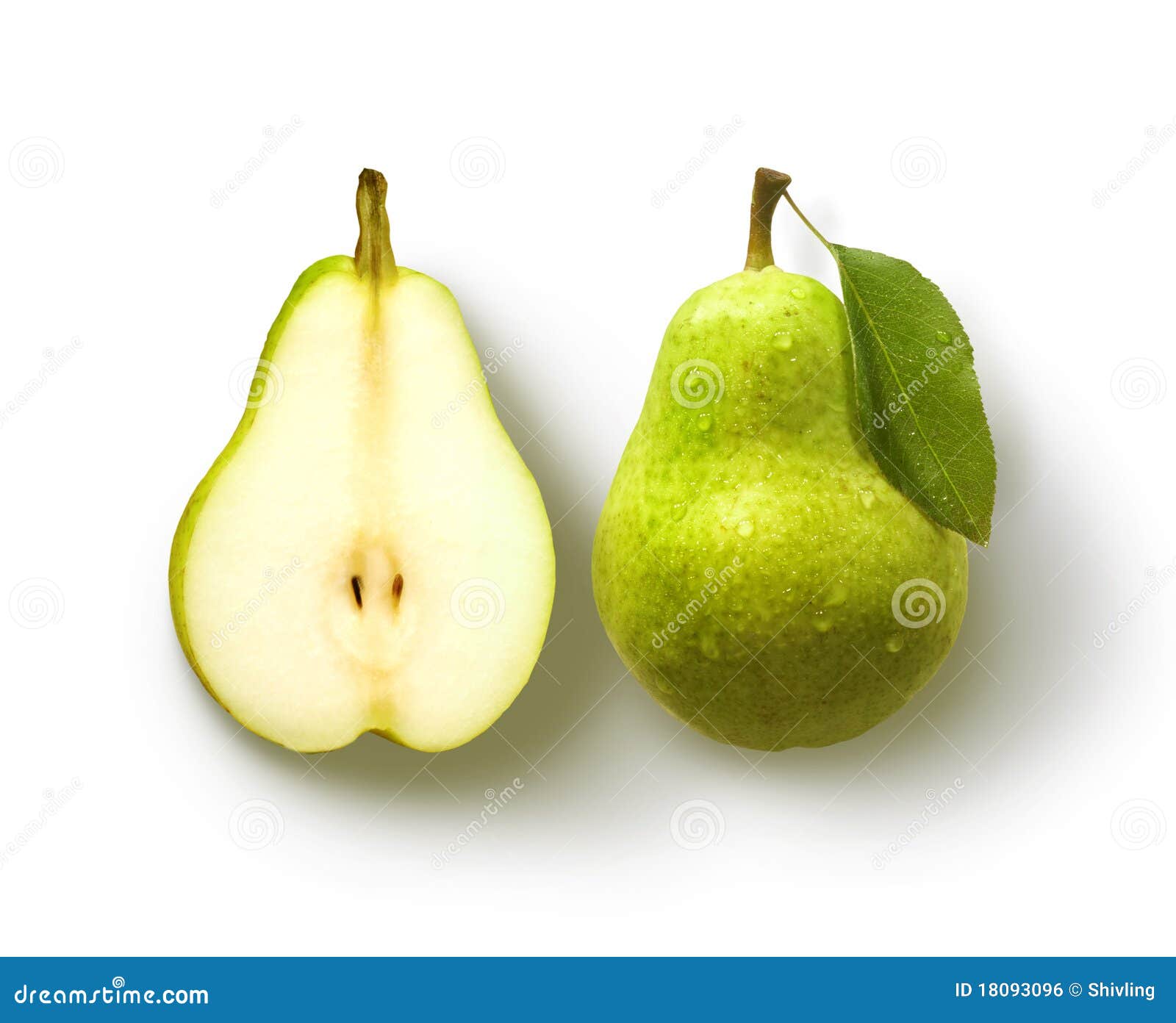 Pear Cut In Half