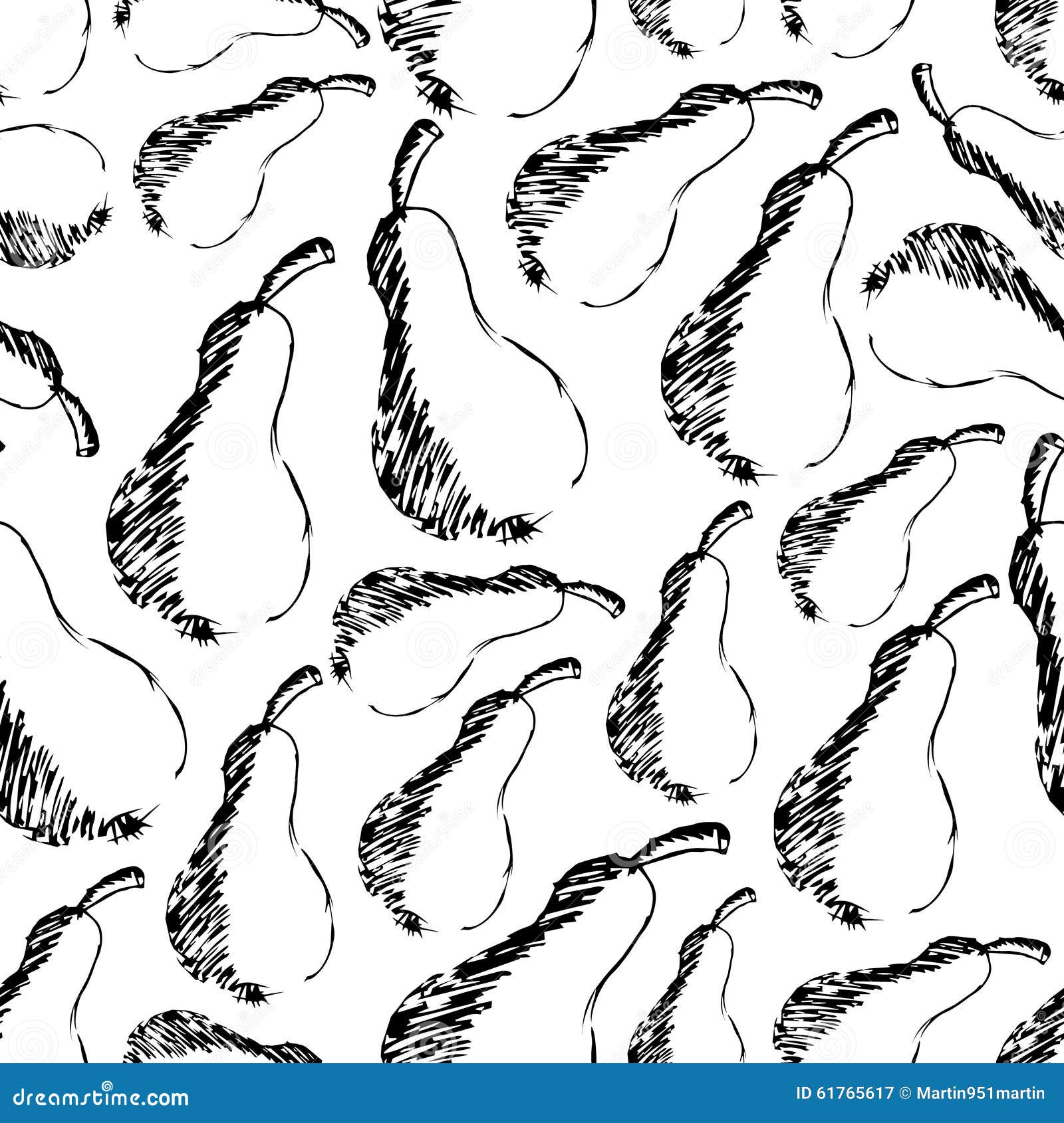 Pear Hand Drawn Doodle Icons Stock Vector - Illustration of collection ...