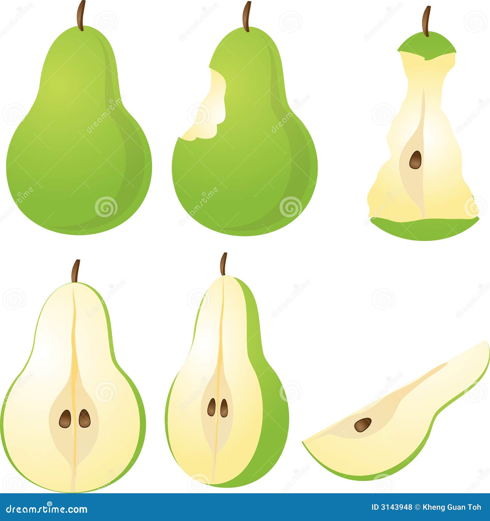 Pear Illustration stock illustration. Illustration of icons - 3143948