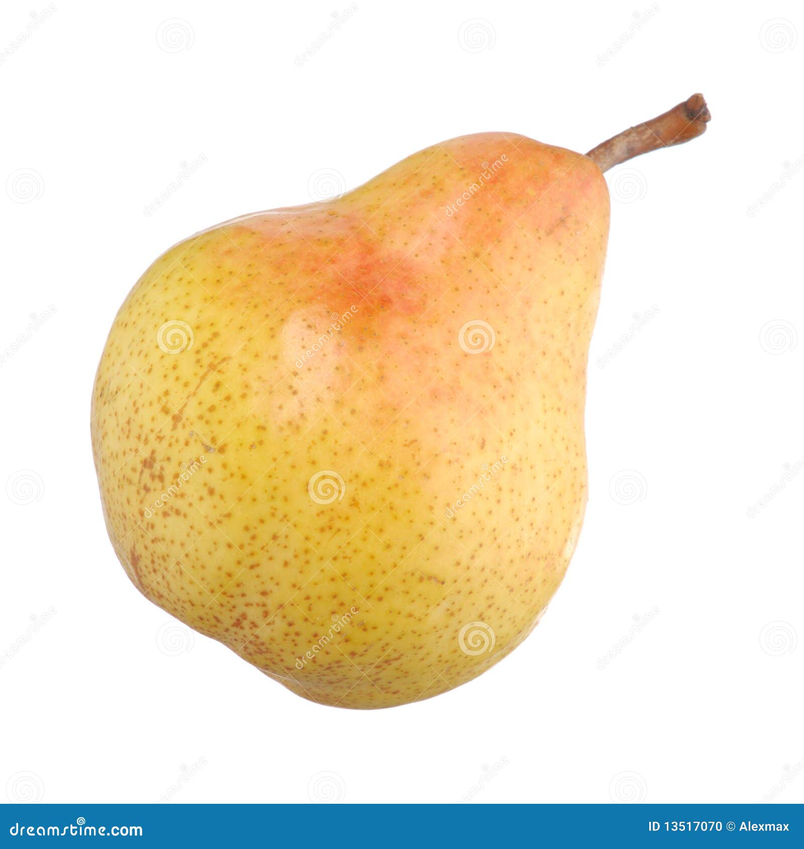 Pear isolated on white stock photo. Image of closeup - 13517070