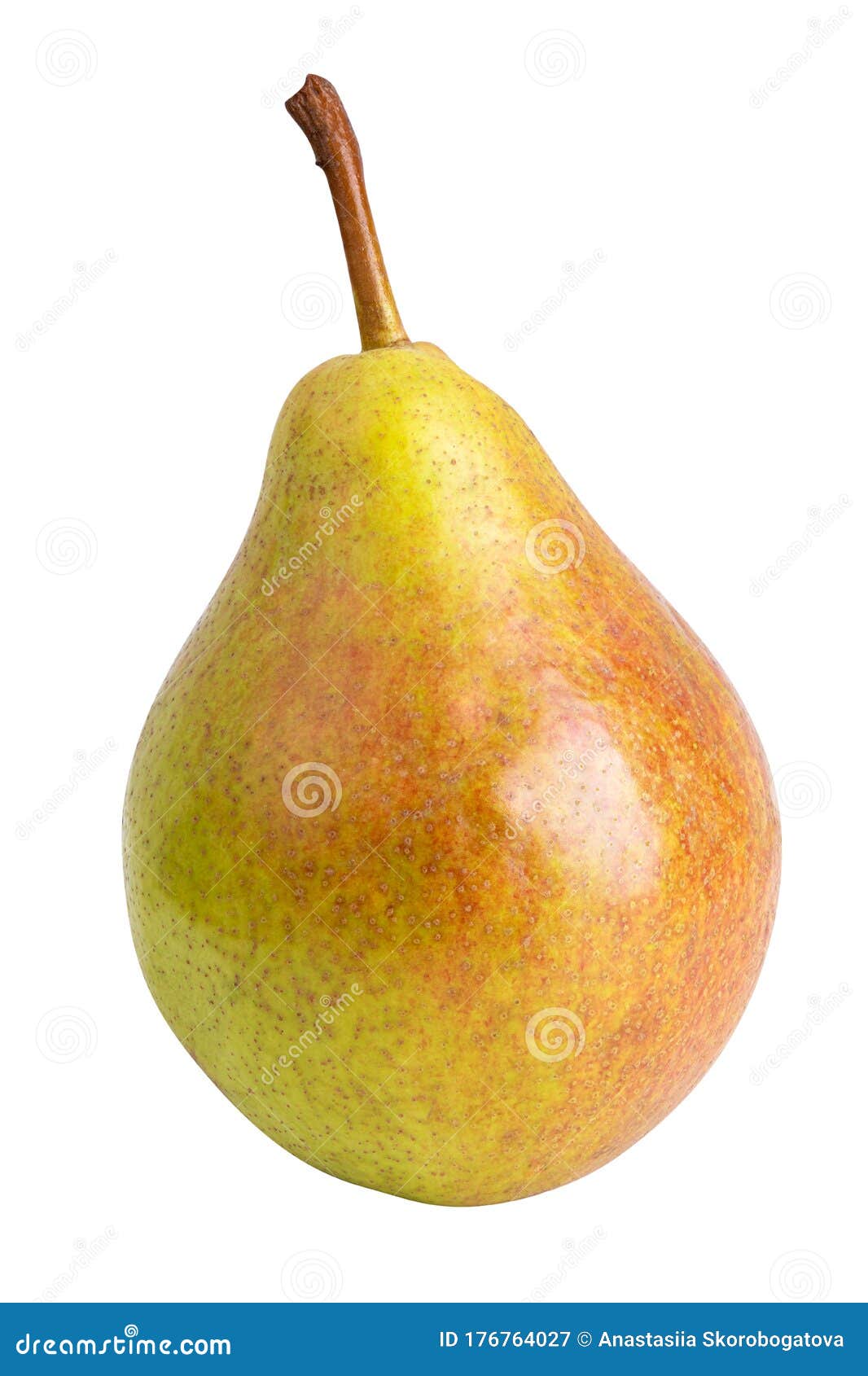 Pear Isolated on White Background Stock Image - Image of macro, cutout ...