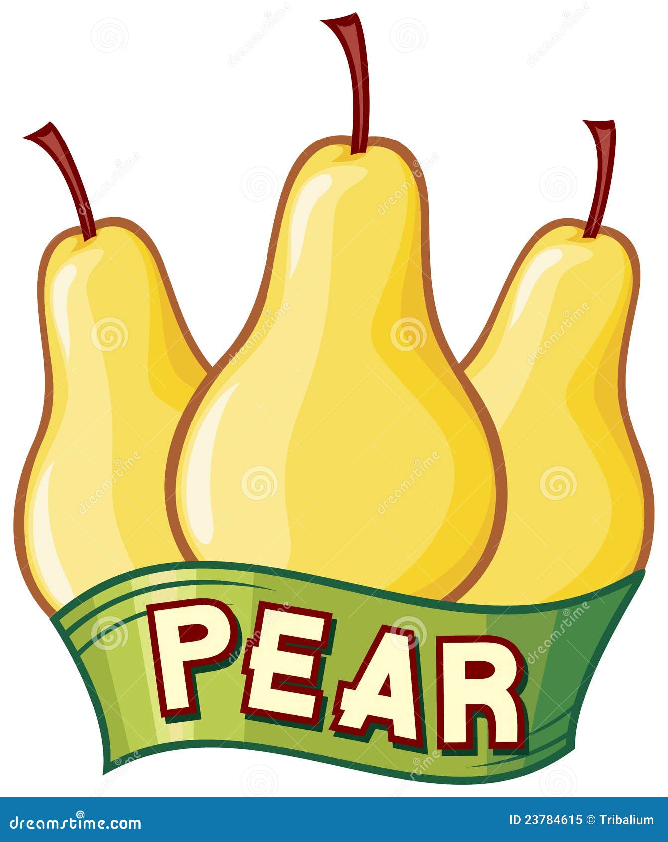 Pear label design stock vector. Illustration of fresh - 23784615