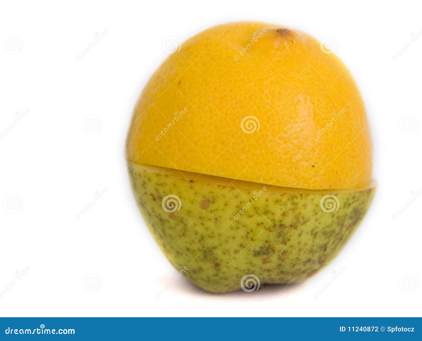 A pear or a lemon ? stock photo. Image of citrus, juicy - 11240872