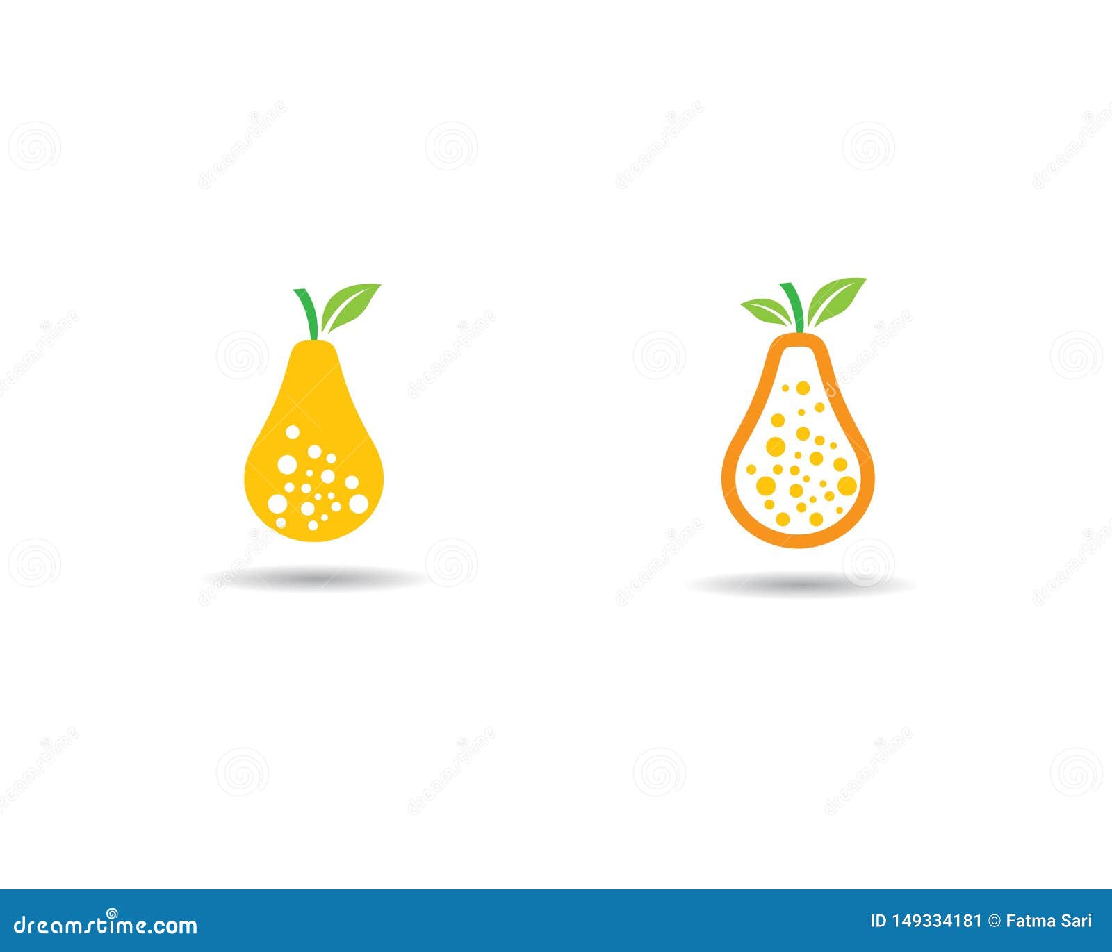 Pear logo template stock vector. Illustration of icon - 149334181