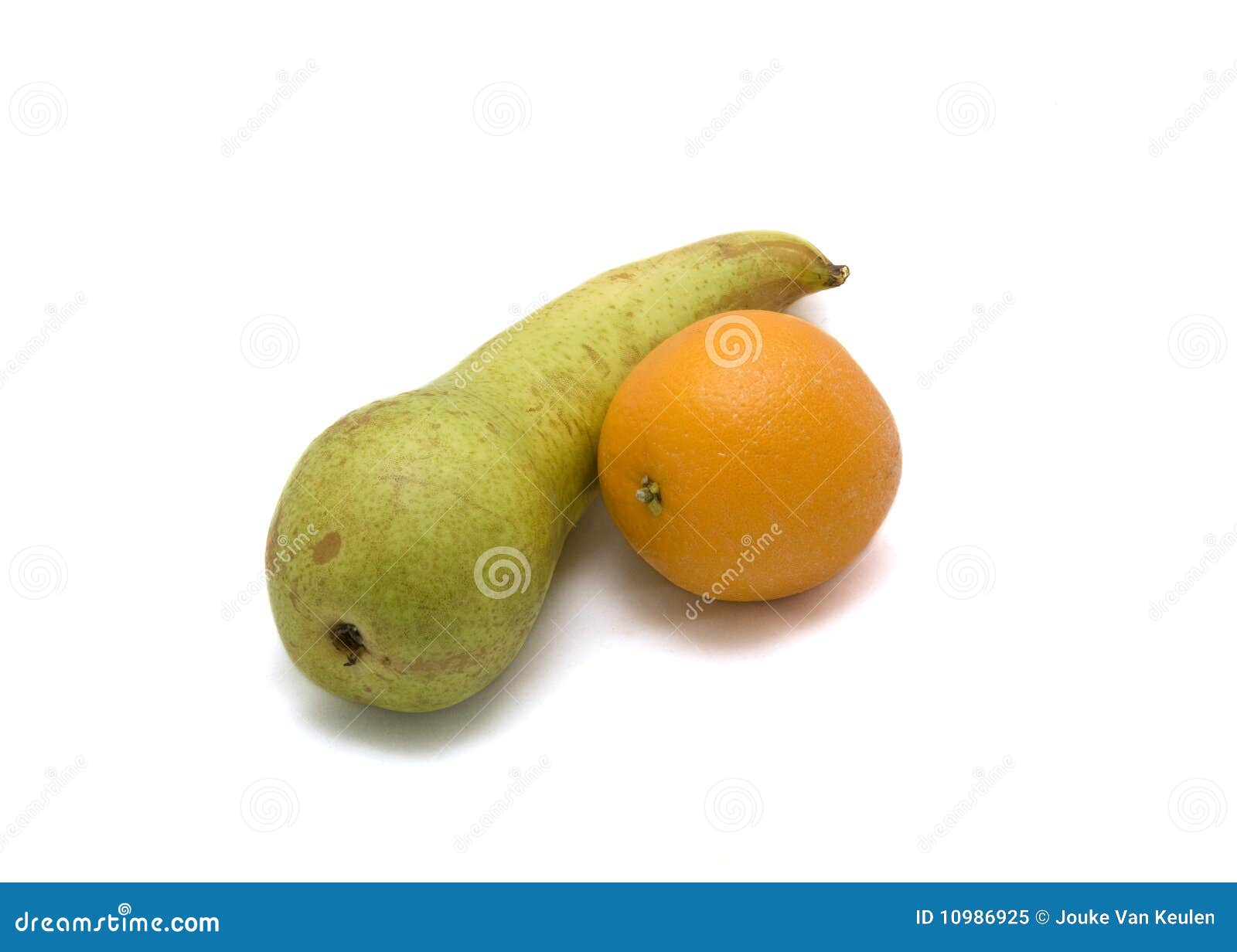 A pear and orange stock image. Image of garden, freshness - 10986925