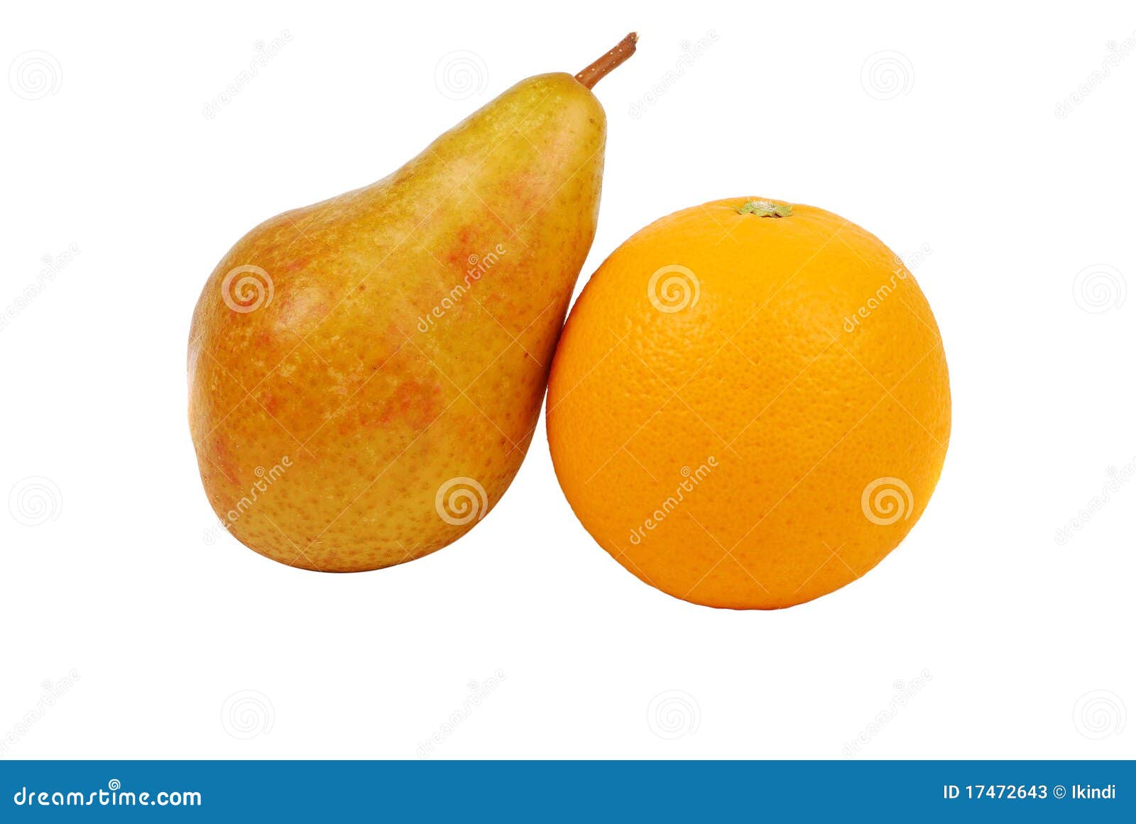 Pear and orange stock image. Image of round, white, extended - 17472643