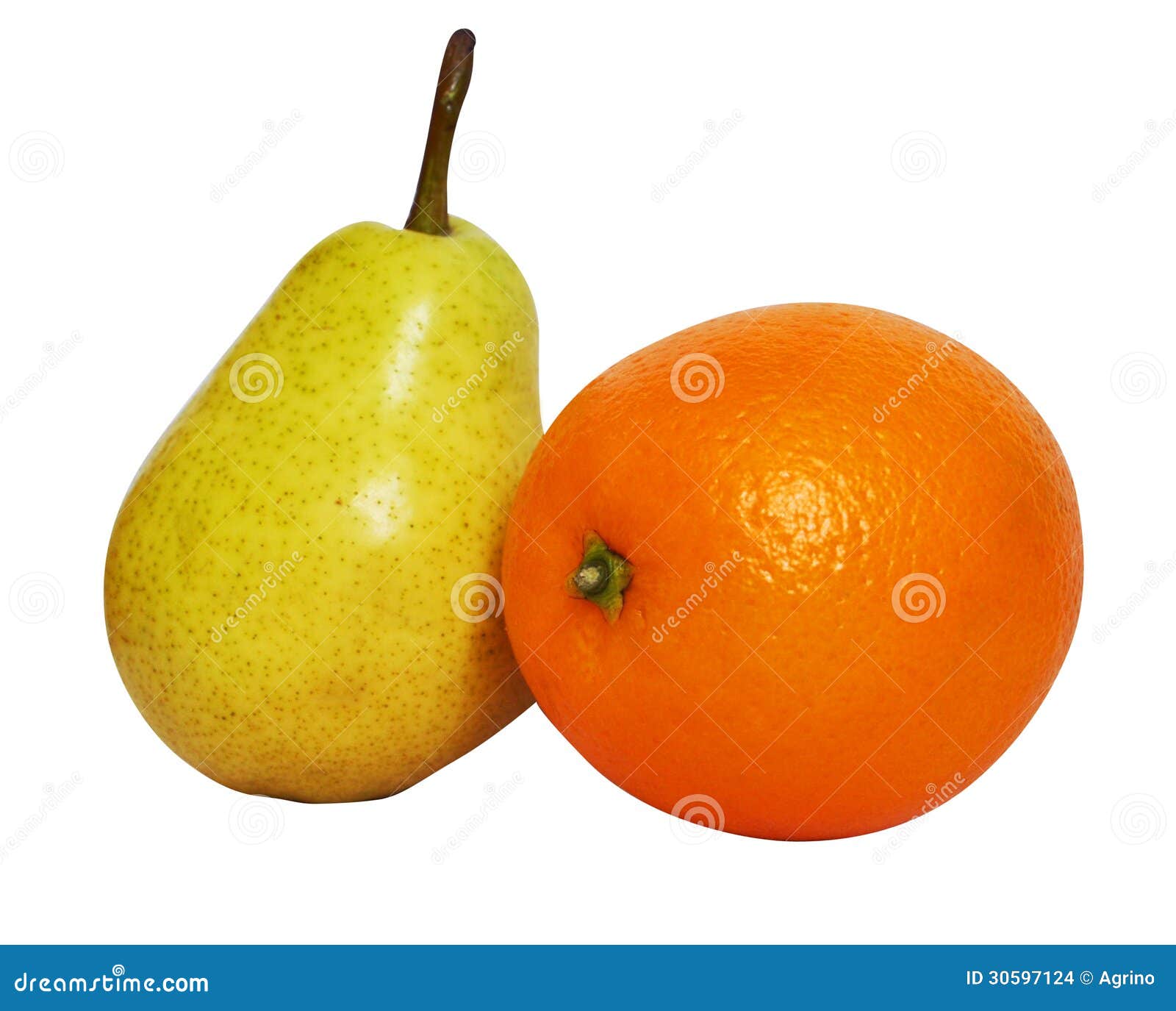 Pear and orange stock photo. Image of sweet, harvest - 30597124