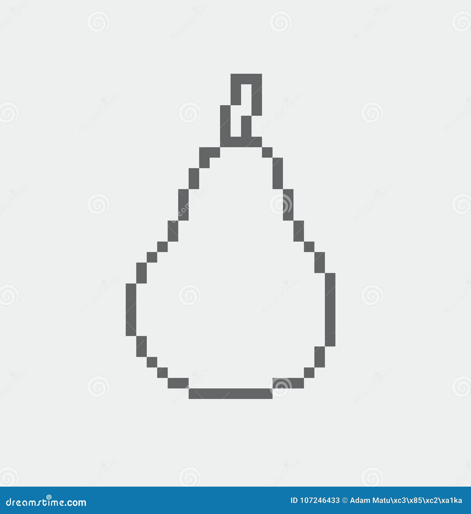 Pear Pixel Art Stock Image | CartoonDealer.com #106402867