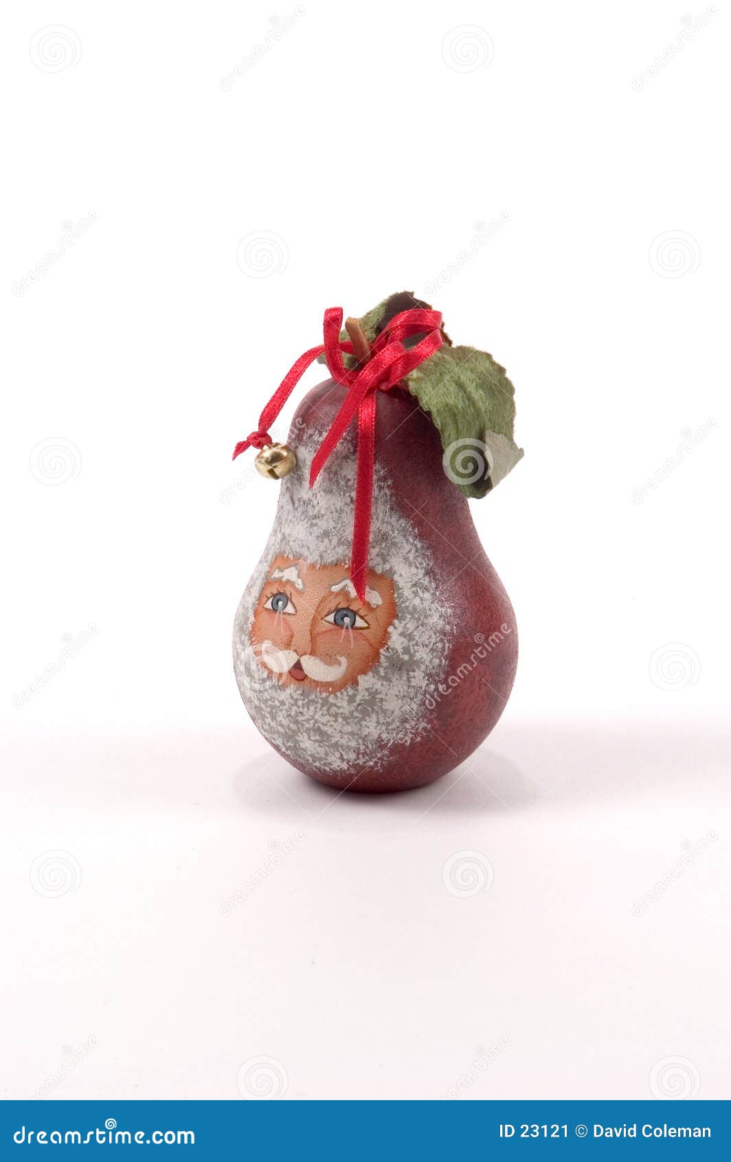 Pear Shaped Santa Head stock image. Image of christmas, nick - 23121