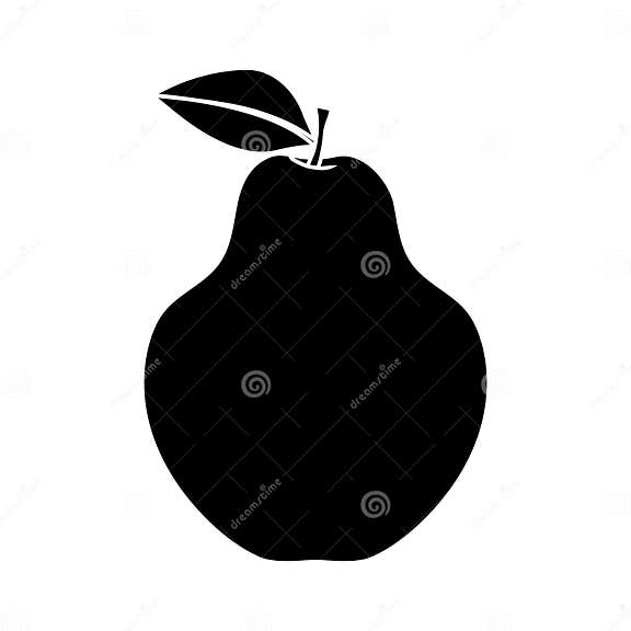 Pear Simple Fruit Icon for Web. UI Gradient Icon, Sign or Logo Stock ...