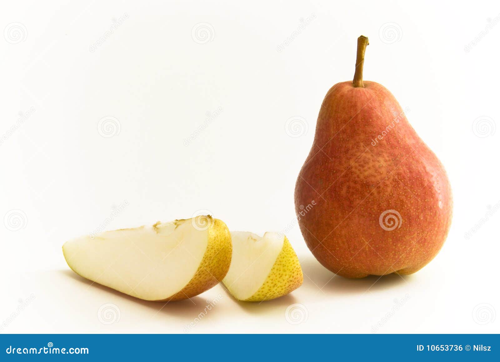 Pear with slices stock photo. Image of cook, nature, healthy - 10653736