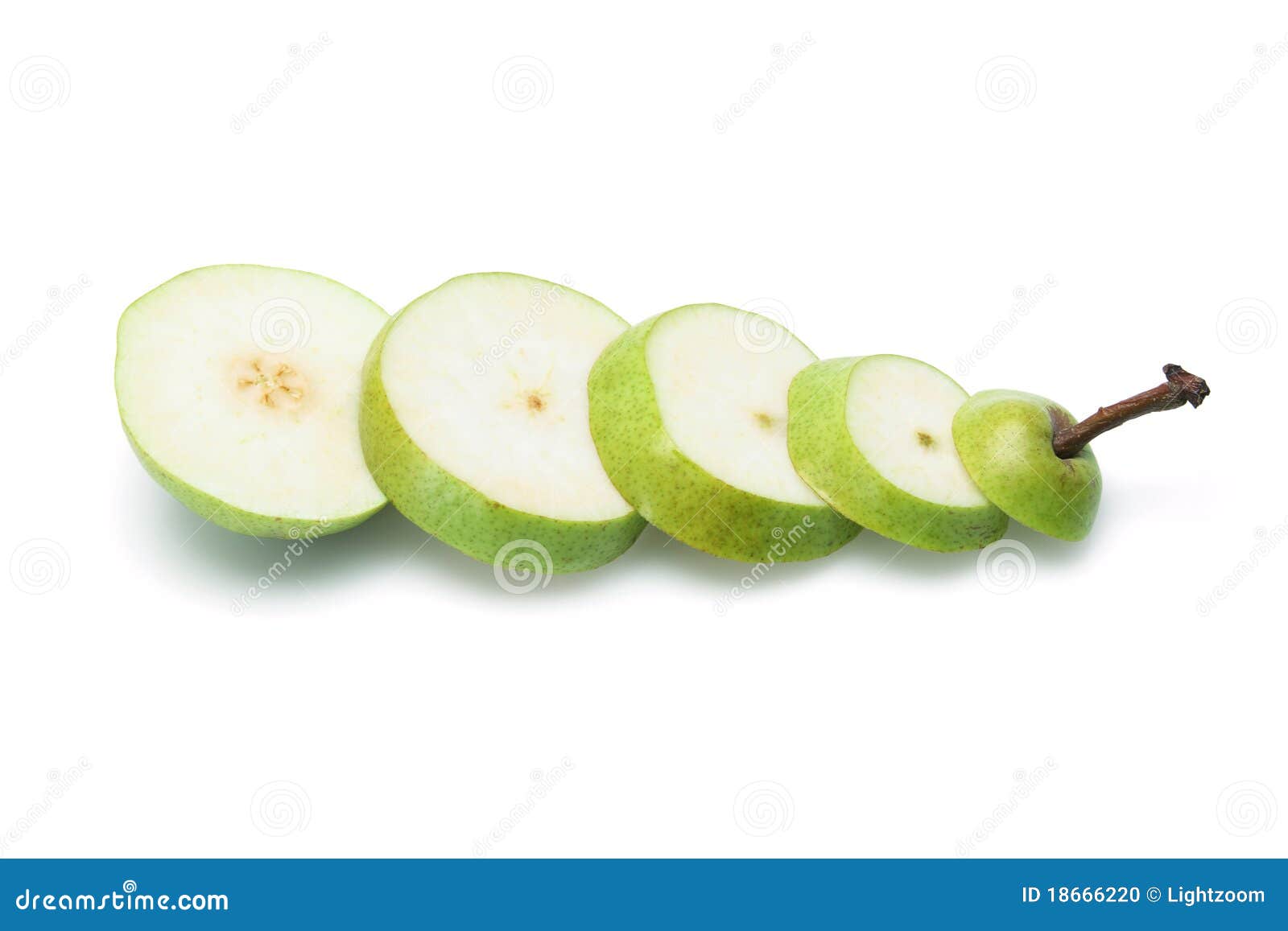 Pear Slices stock photo. Image of cutout, fibre, crunchy - 18666220