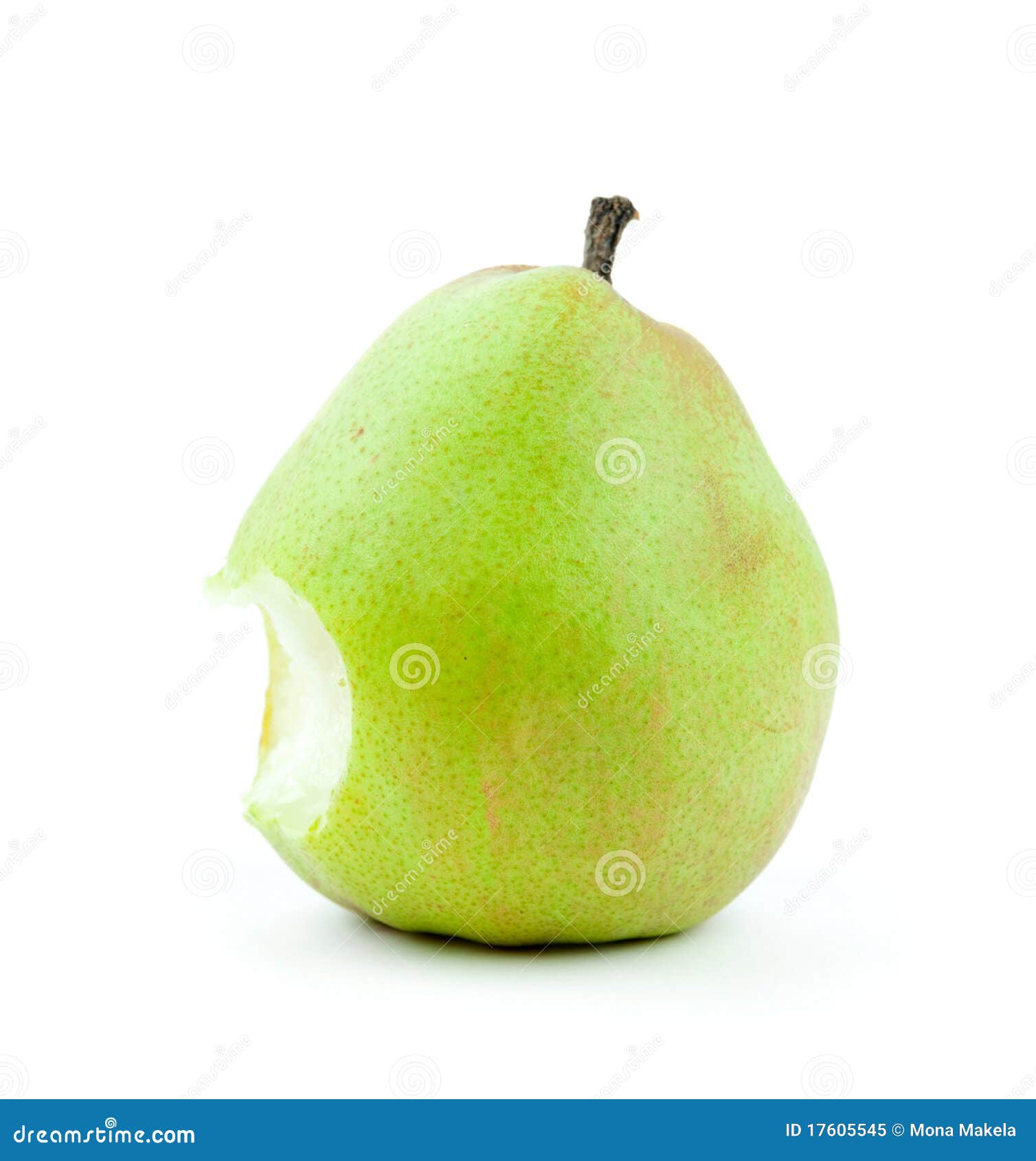 Pear that Someone Took a Bite Out of Stock Image - Image of tooth ...