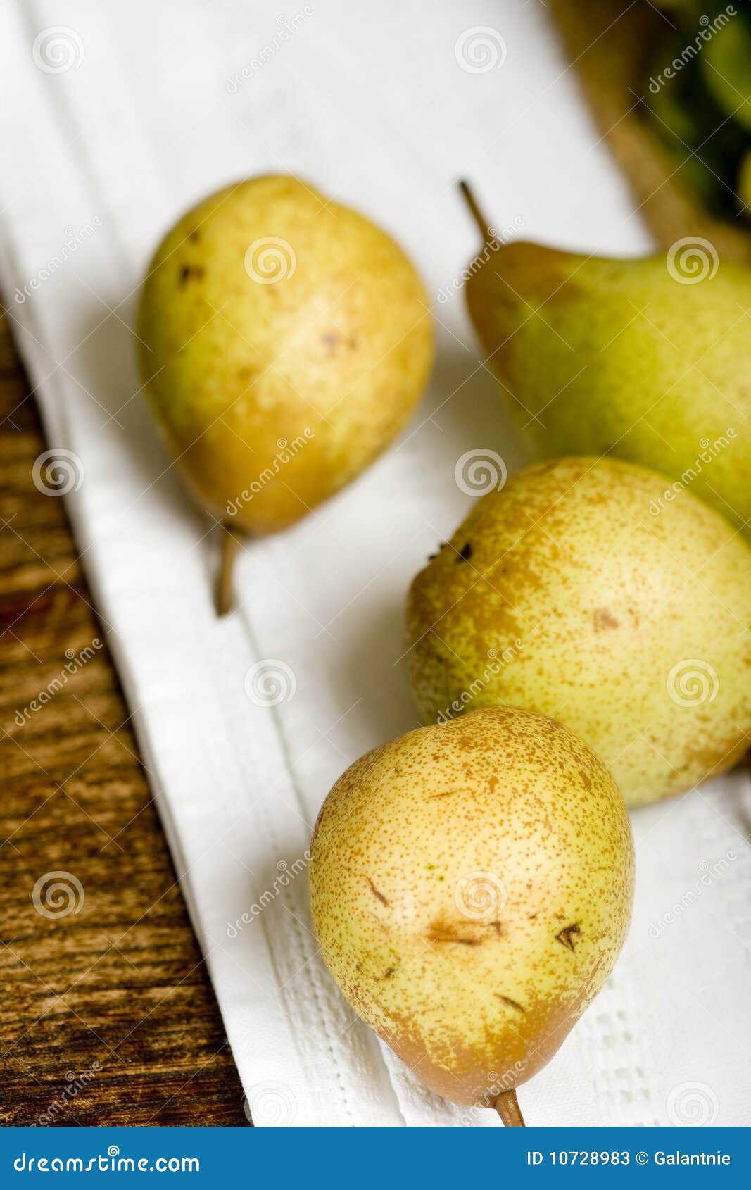 Pear still life stock image. Image of yellow, table, studio - 10728983