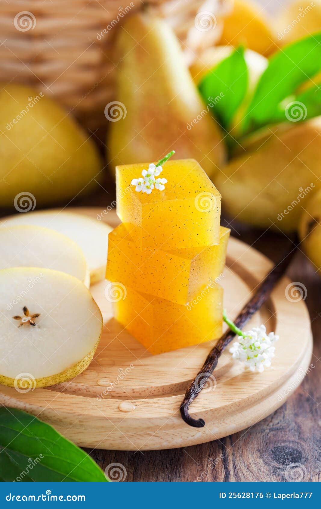 Pear vanilla marmalade stock photo. Image of cuisine - 25628176