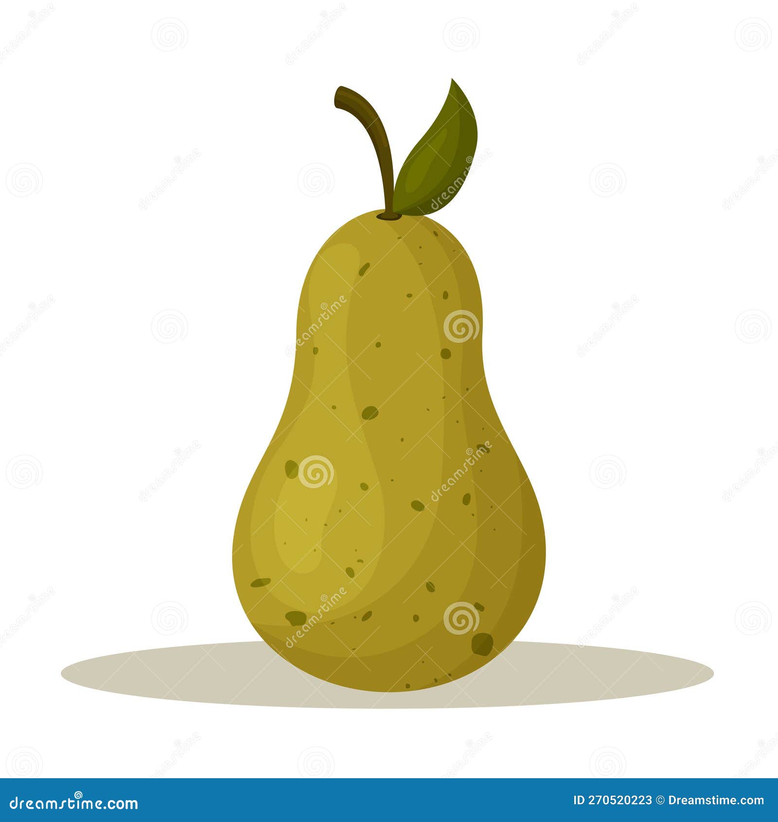 Pear vector illustration stock vector. Illustration of vitamin - 270520223