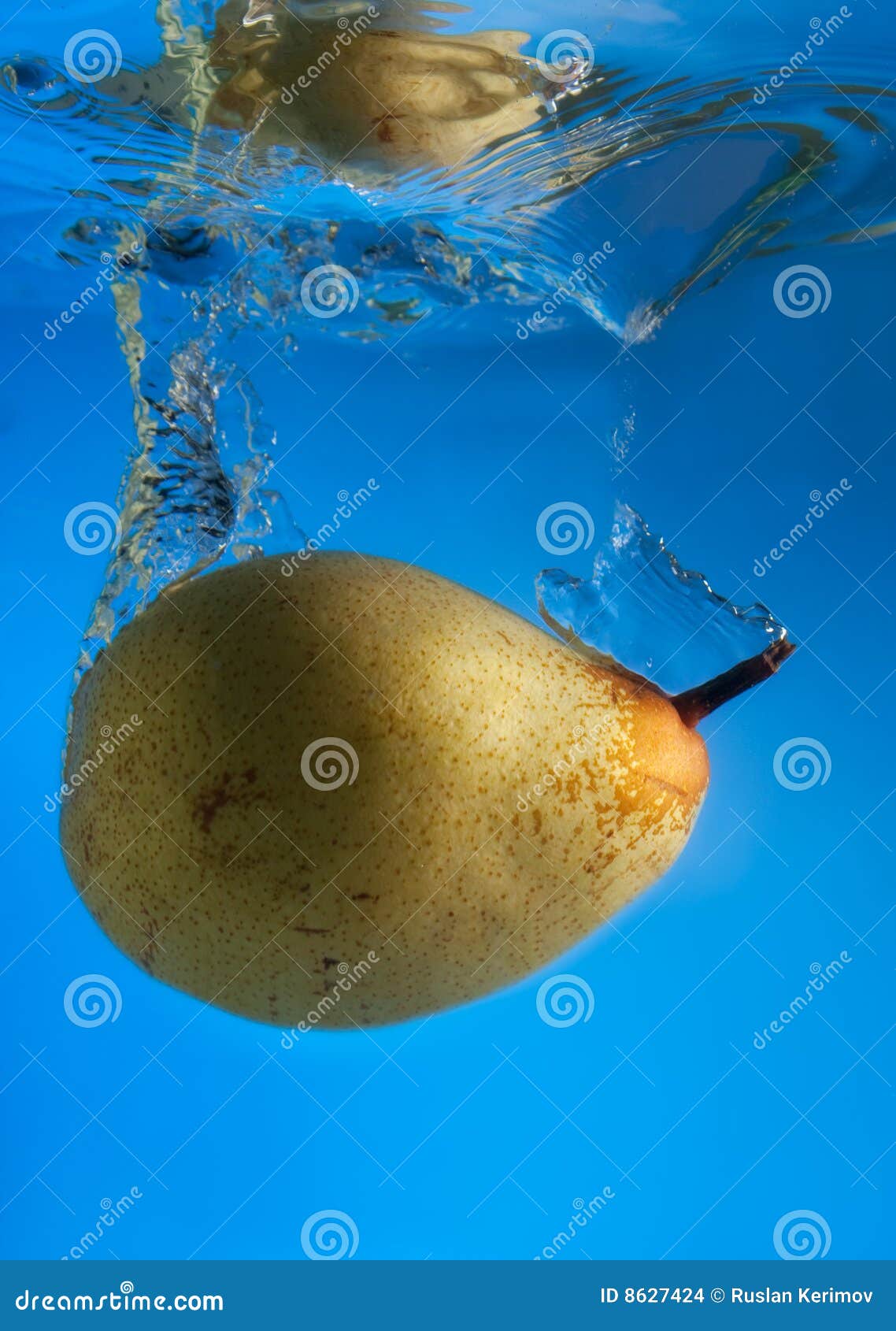 Pear In Water Picture. Image: 8627424