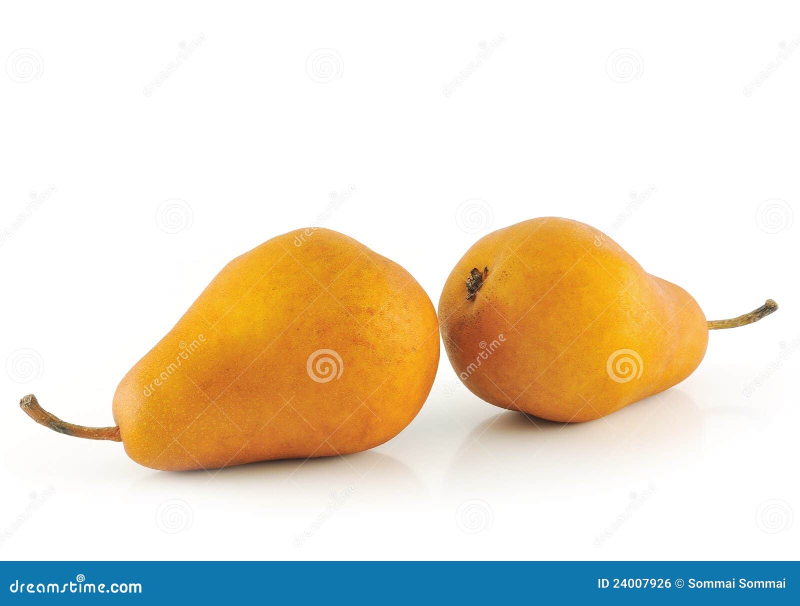 Pear on white background stock photo. Image of snack - 24007926