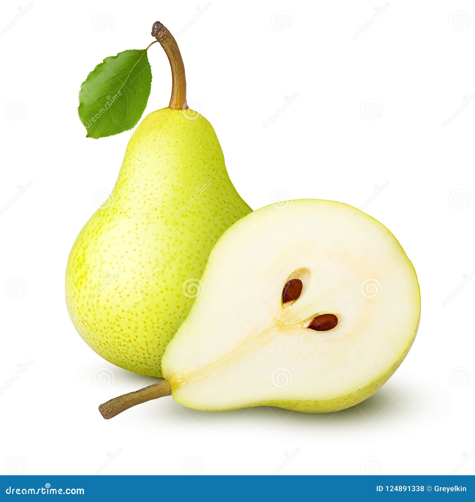 Pear, on white background stock photo. Image of package - 124891338