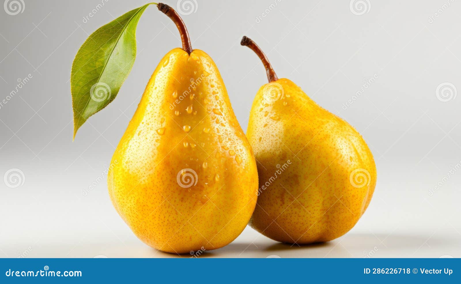 Pear on White Background. Generative AI. Stock Photo - Image of juicy ...