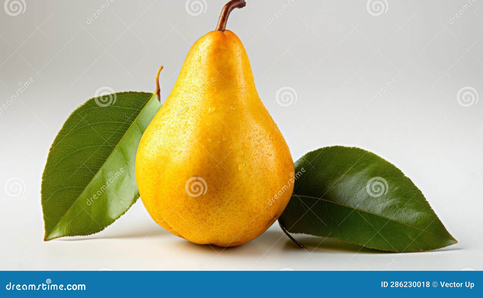 Pear on White Background. Generative AI. Stock Illustration ...