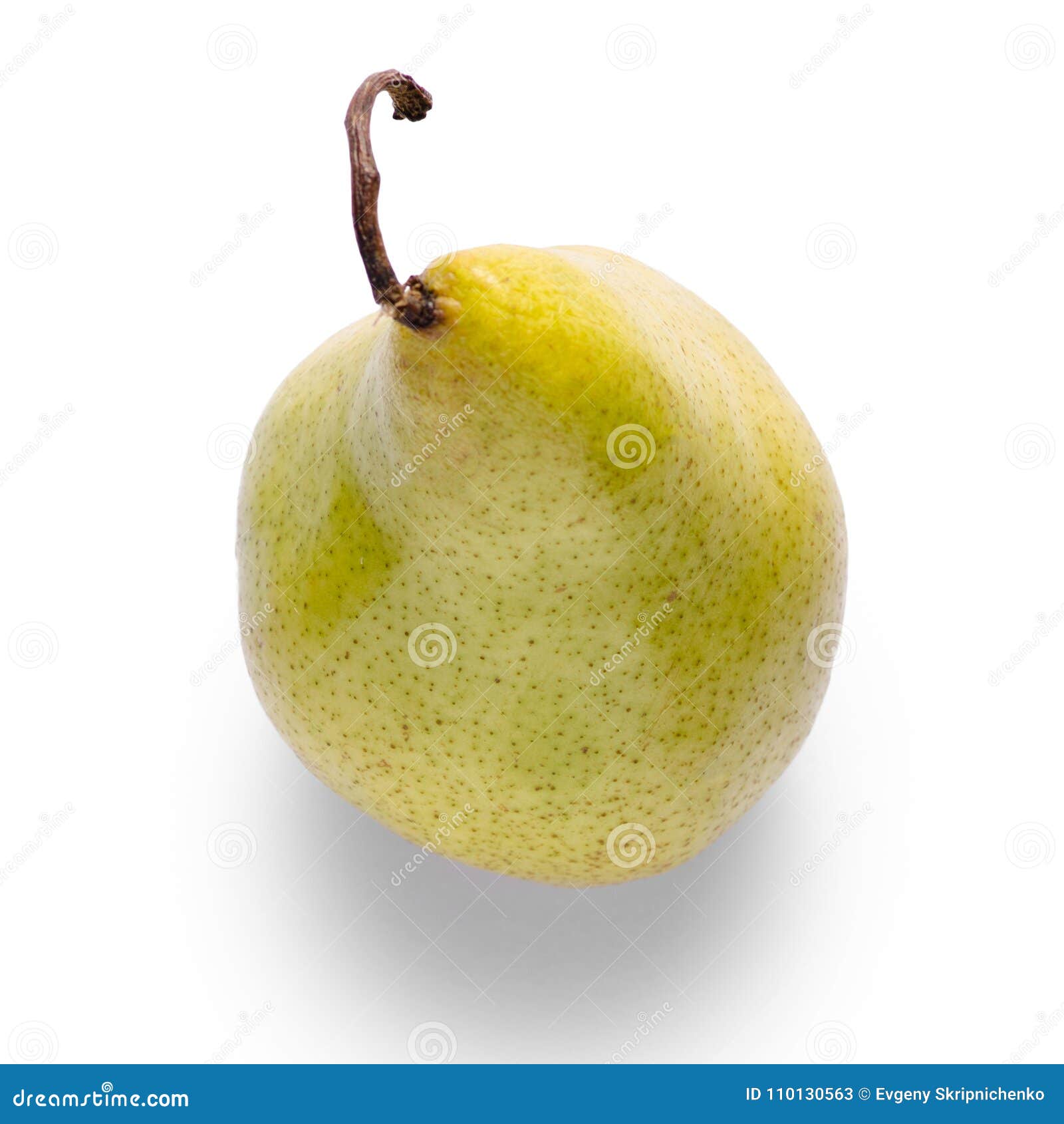 Pear on a White Background Isolation Stock Image - Image of leaf, group ...