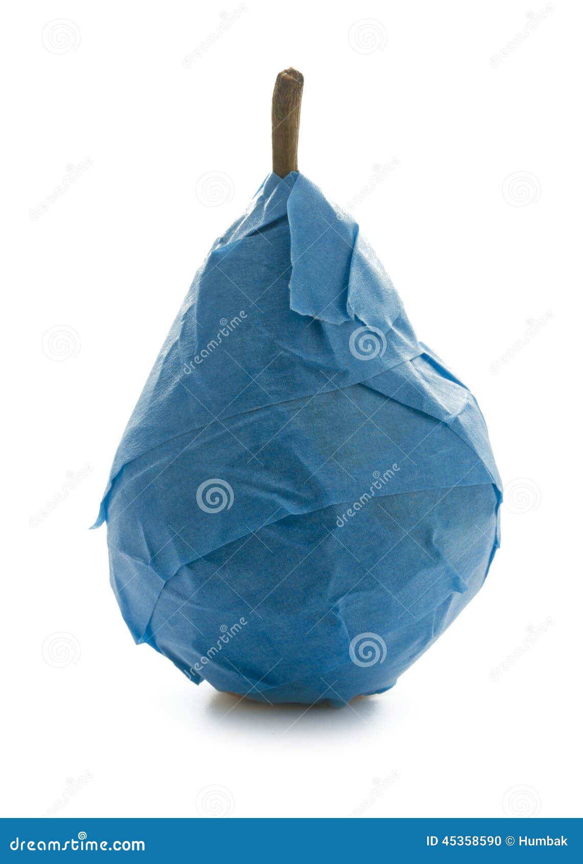 Pear wrapped stock photo. Image of protection, concept - 45358590
