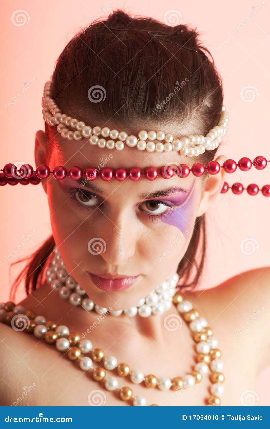 Pearl stock photo. Image of model, sensuality, fashion - 17054010