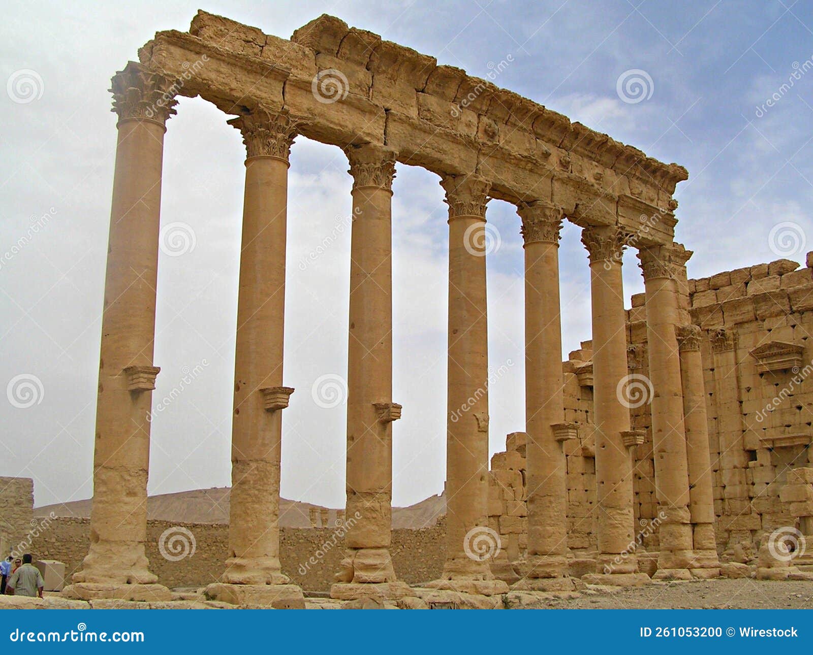 The Pearl of the Ancient Architecture of Syria Stock Photo - Image of ...