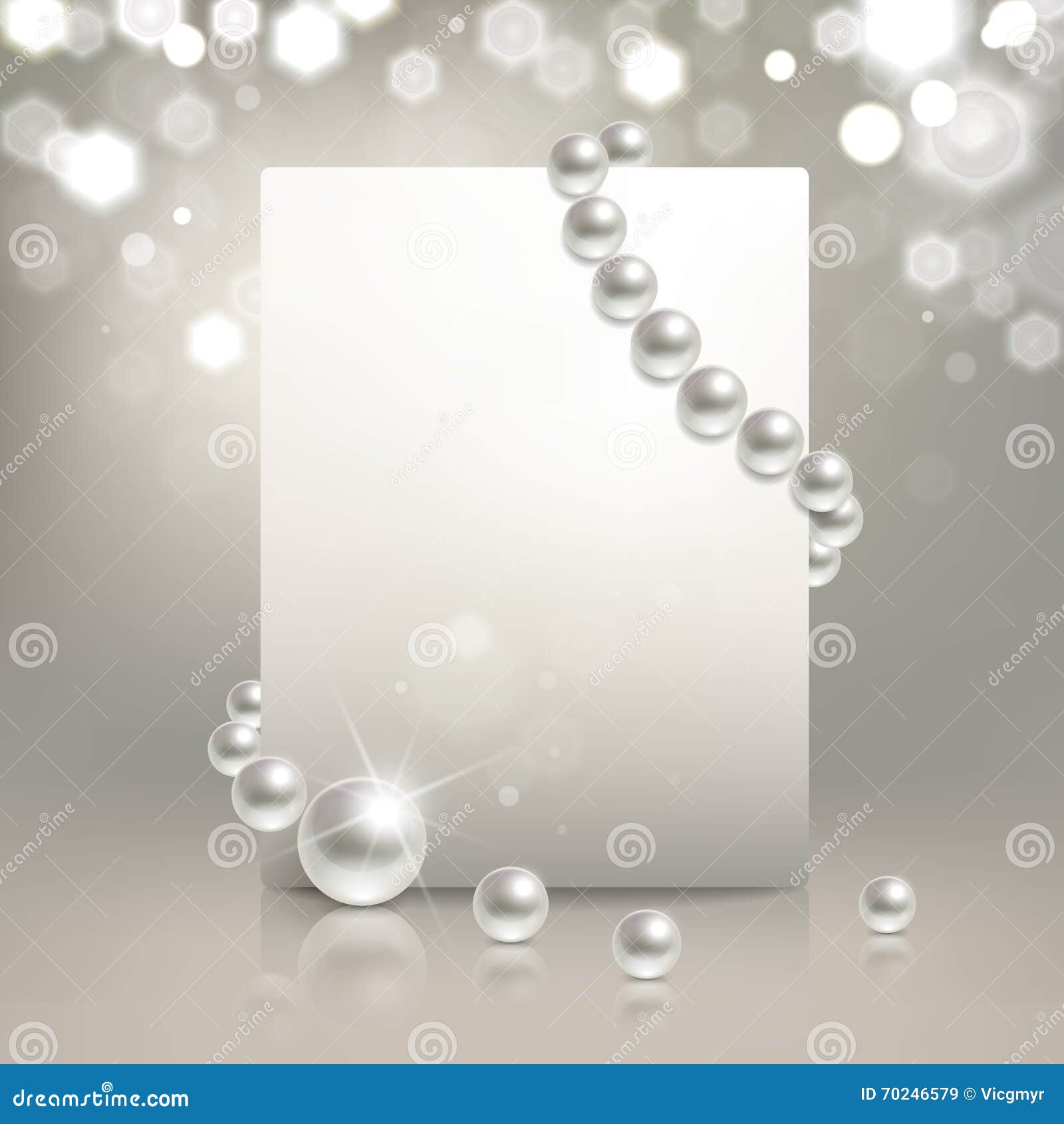 Pearl Banner stock vector. Illustration of concepts, backgrounds - 70246579