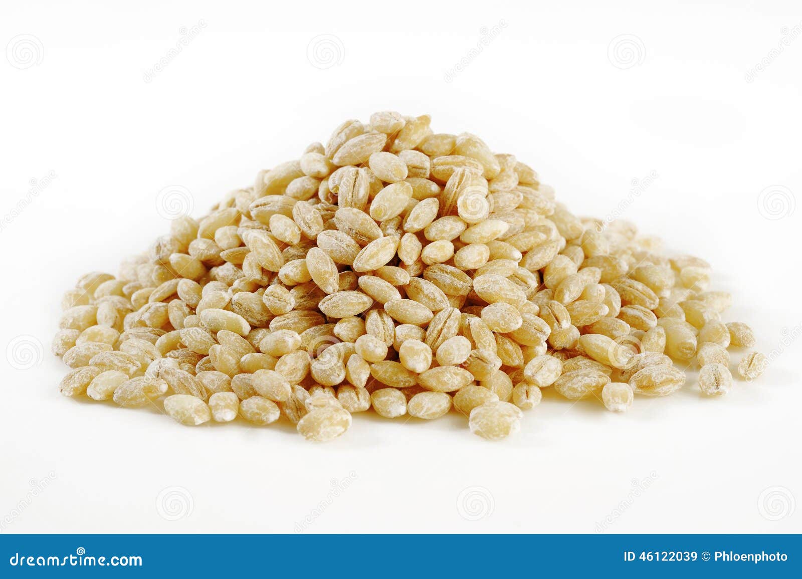 Pearl Barley rice stock image. Image of organic, pile - 46122039