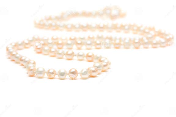 Pearl beeds stock image. Image of necklace, circle, background - 12299233
