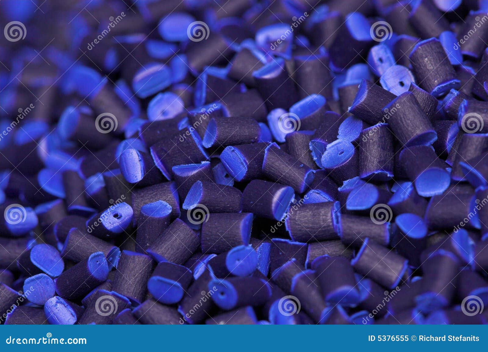 Blue Plastic 55 Gallon Drums Full Of Various Flammable Waste At A ...