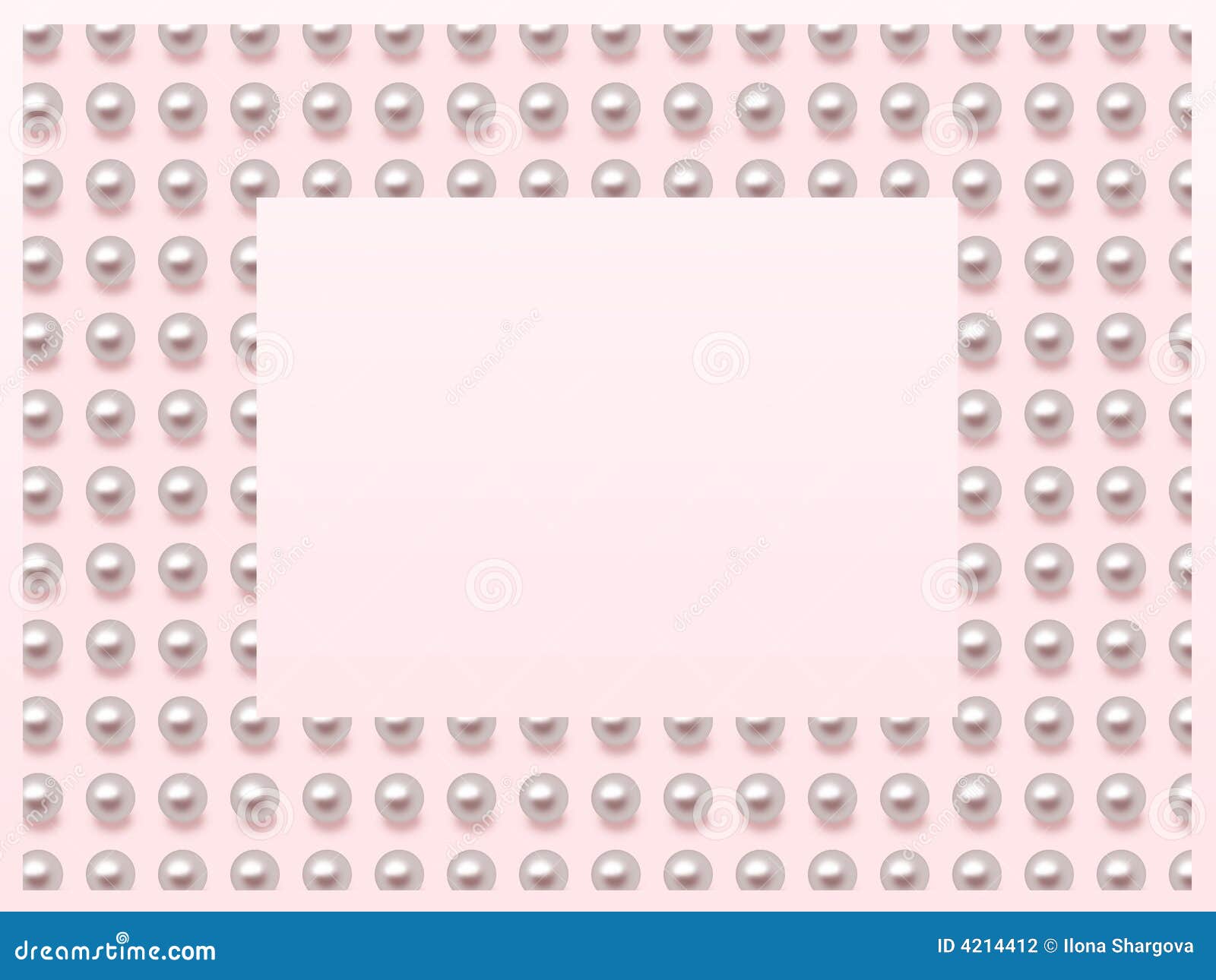Pearl frame stock illustration. Illustration of bead, decoration - 4214412