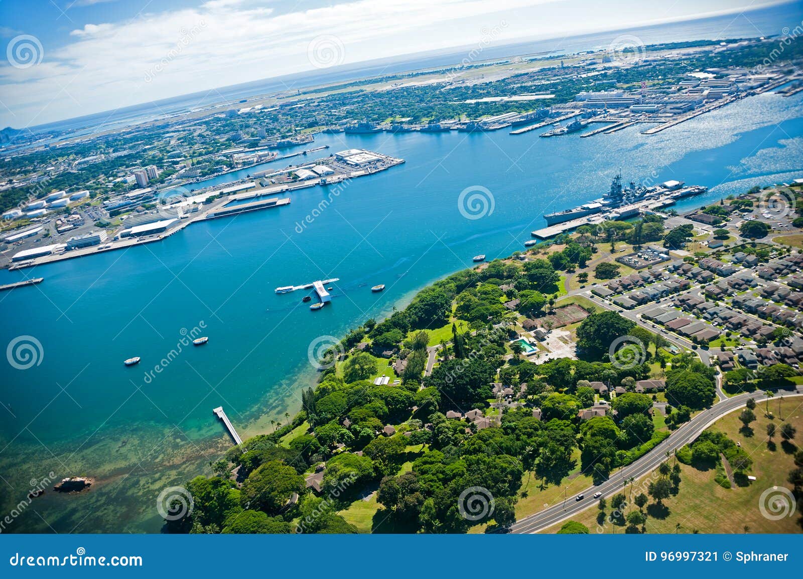 Pearl Harbor stock image. Image of travel, battleships - 96997321