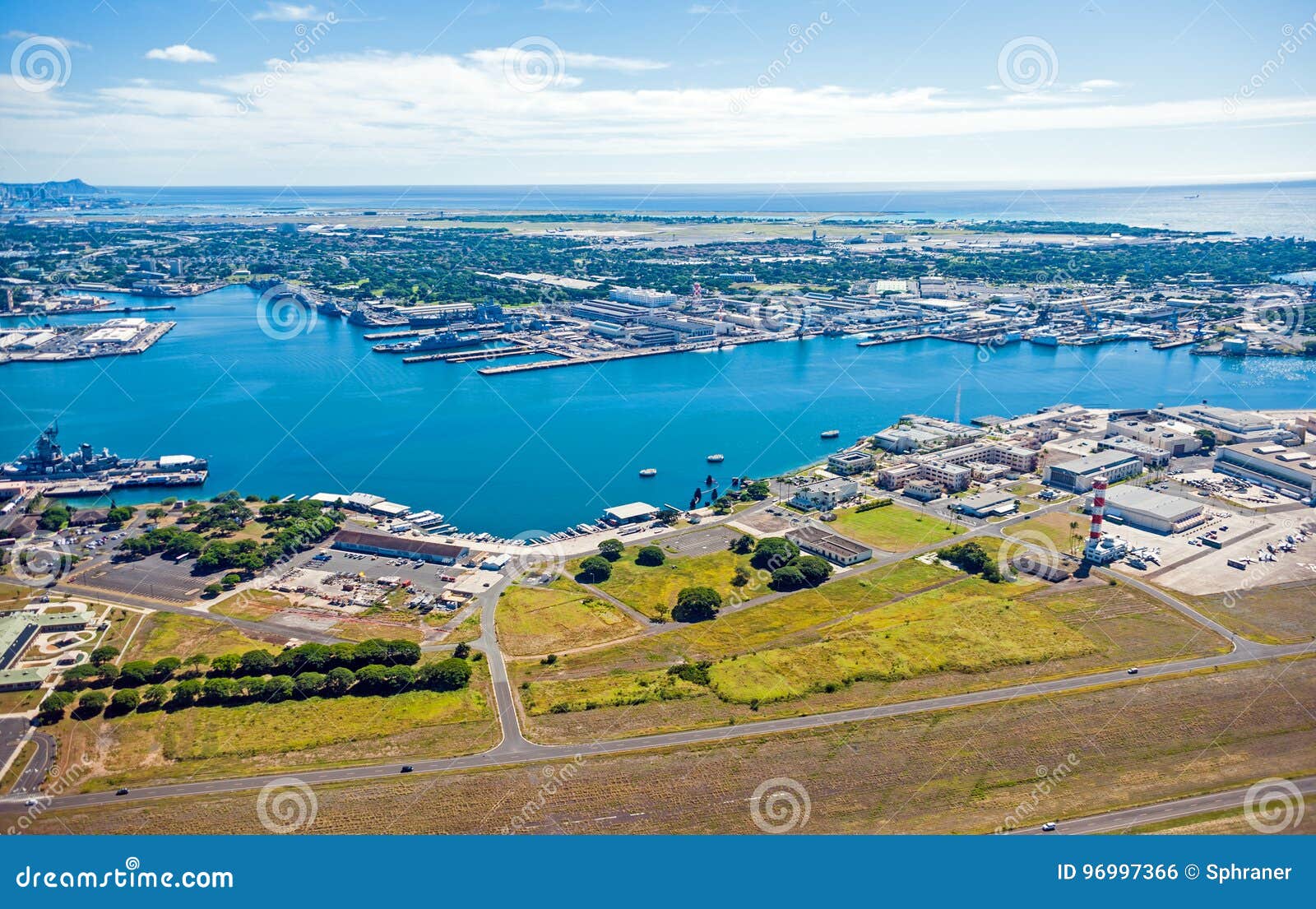 Pearl Harbor stock photo. Image of island, vacation, head - 96997366