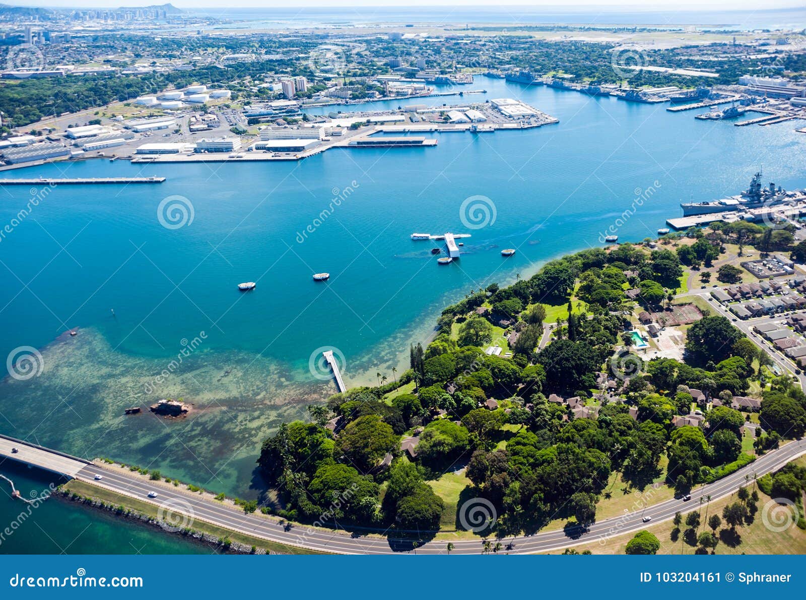 Pearl Harbor, Isla De Oahu, Hawaii Imagen de archivo - Imagen de ...