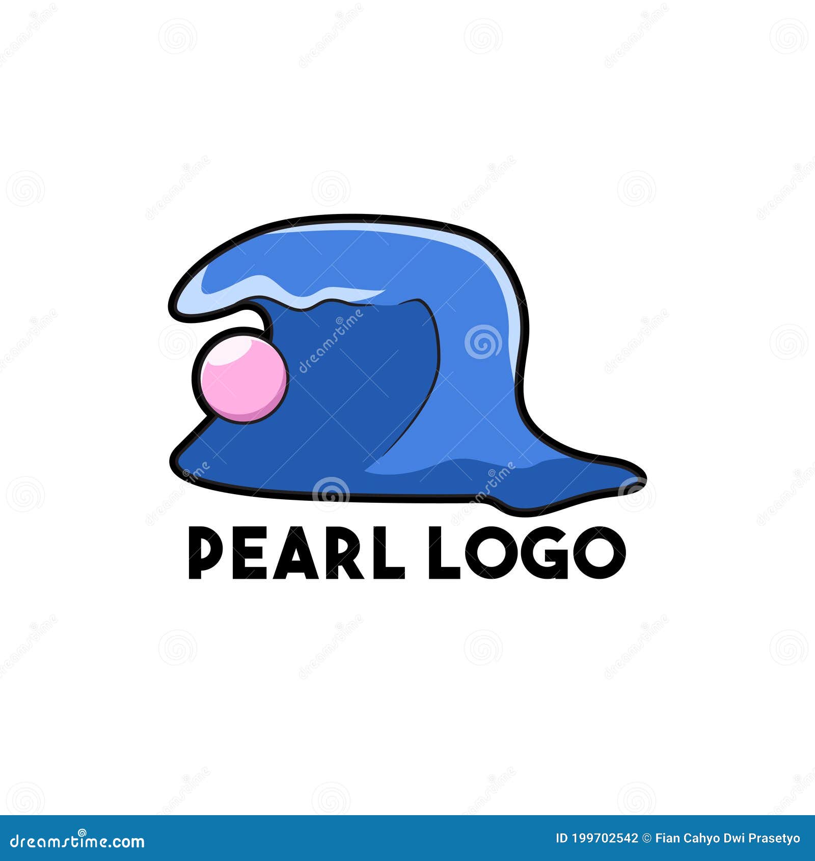 Pearl Logo Design Concept Modern Art Stock Vector - Illustration of ...